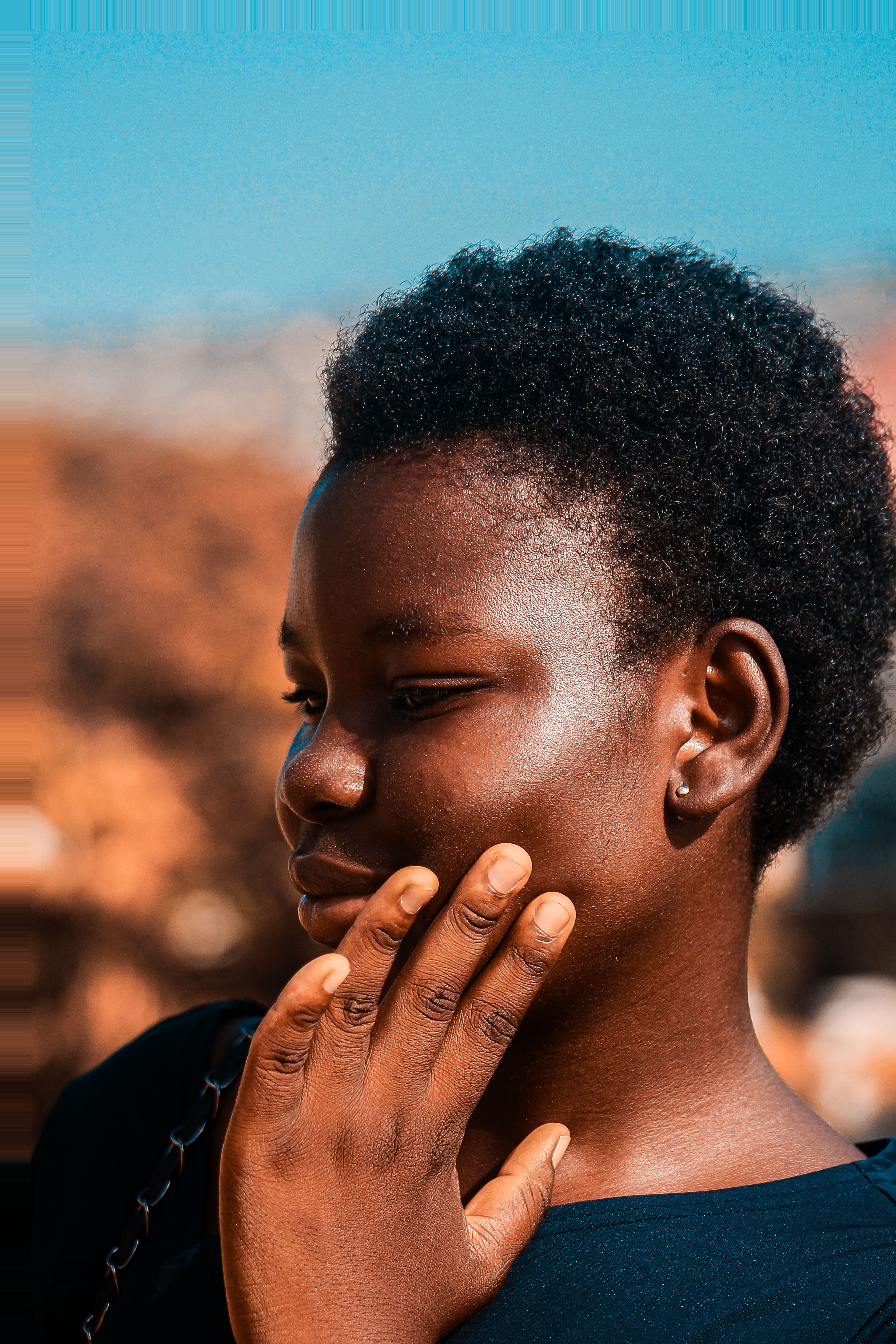 Portrait of a Young Woman in Natural Light · Free Stock Photo