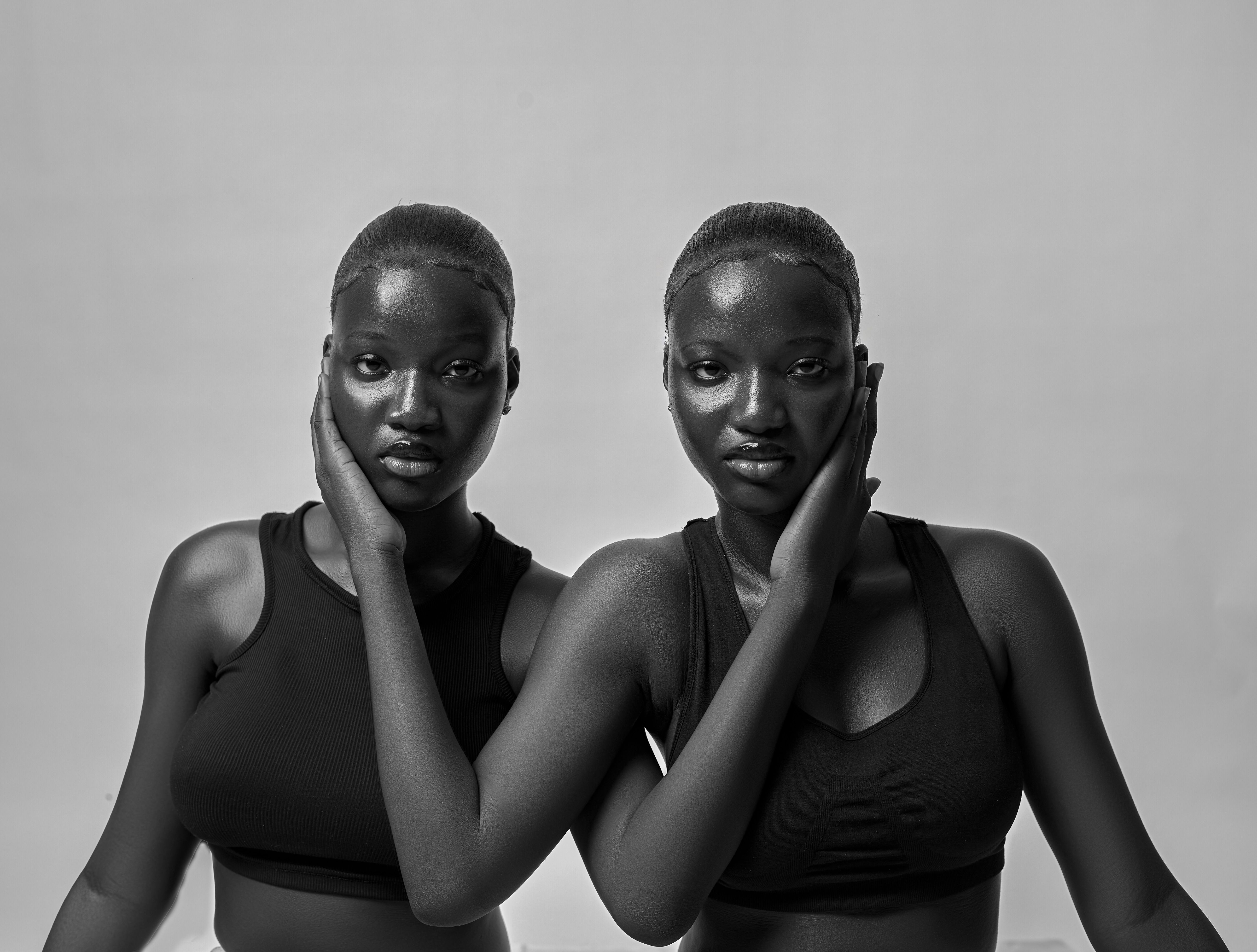 Artistic Portrait of Two Women in Lagos Studio · Free Stock Photo