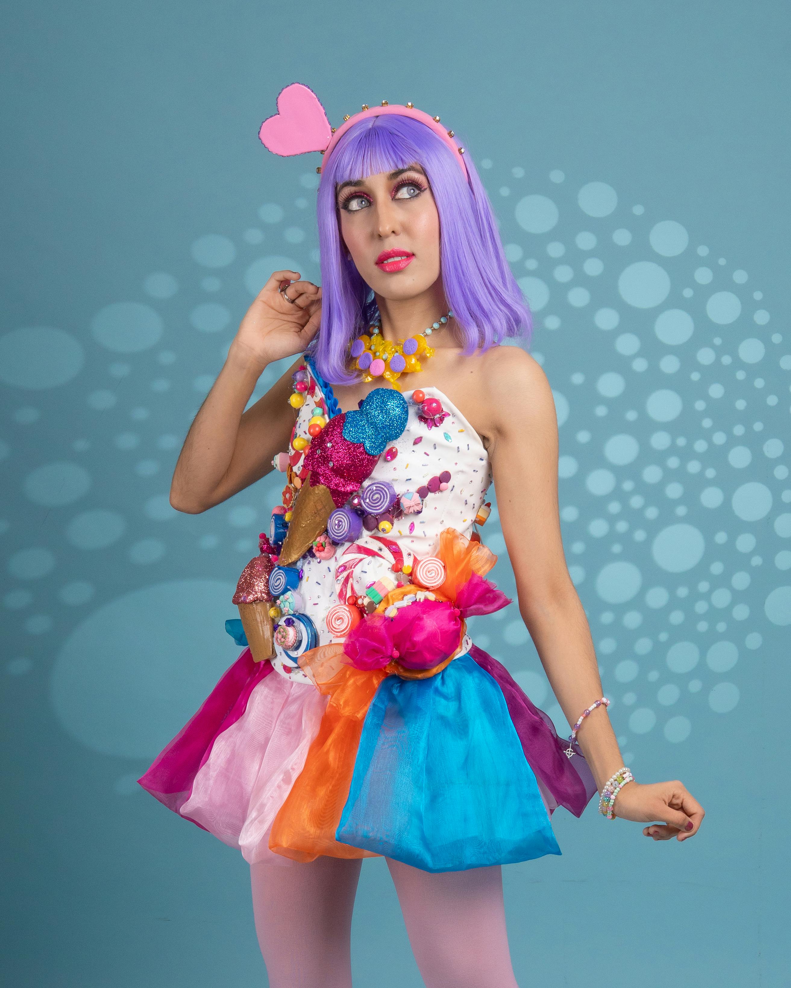 Colorful Cosplay Costume with Candy Theme · Free Stock Photo