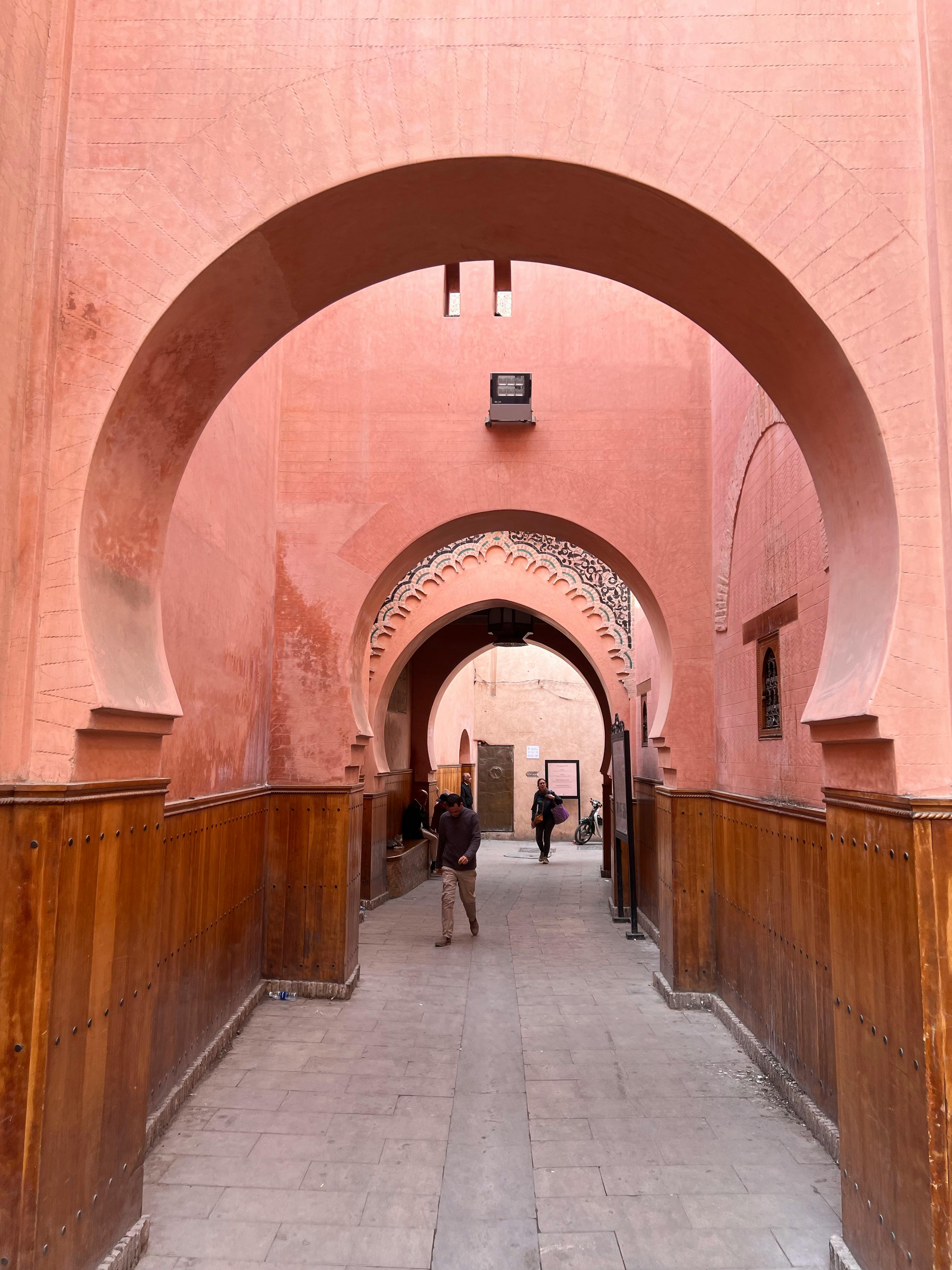 Traditional Moroccan Arches in Marrakesh · Free Stock Photo