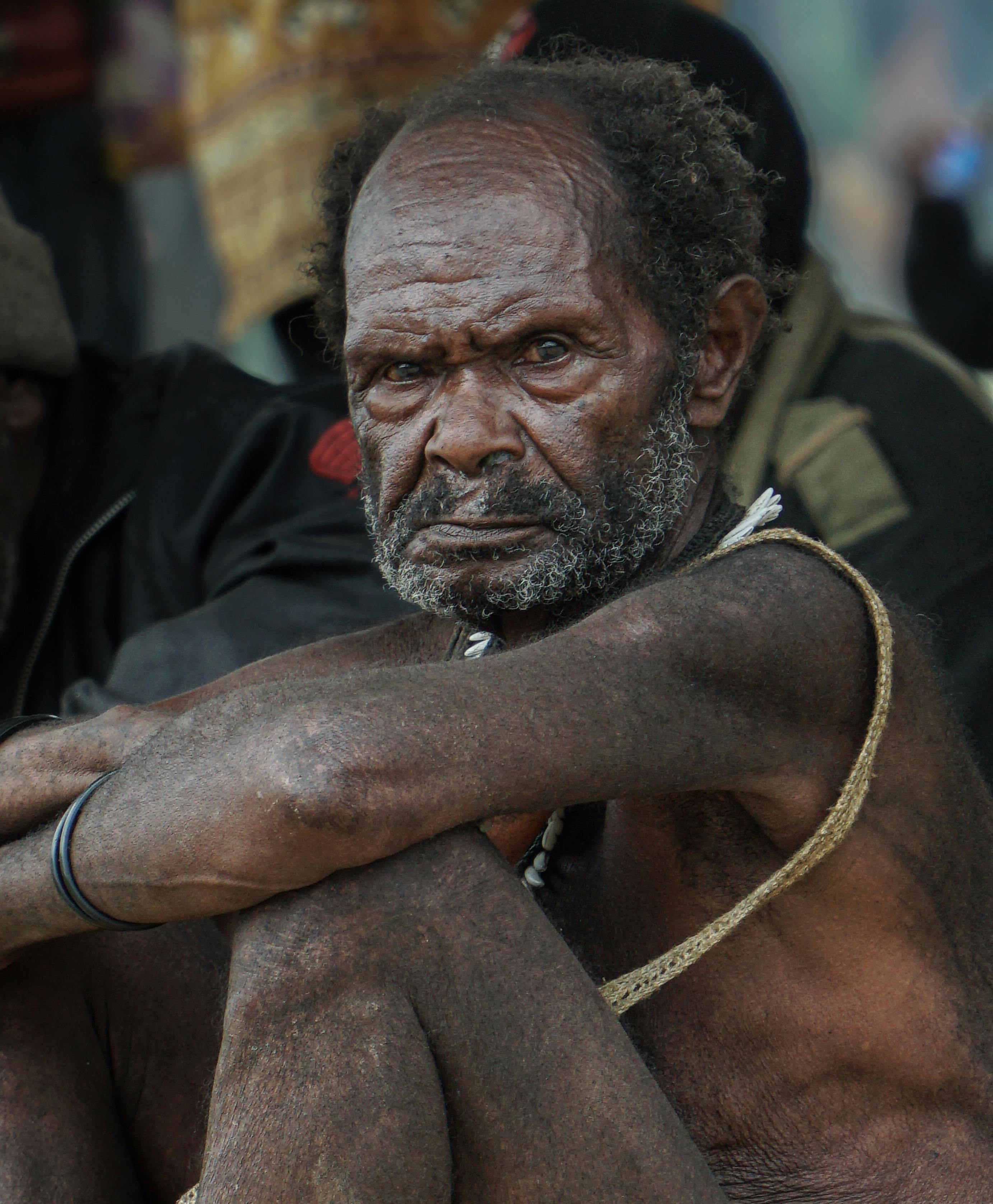 Portrait of Indigenous Elder in Papua, Indonesia · Free Stock Photo