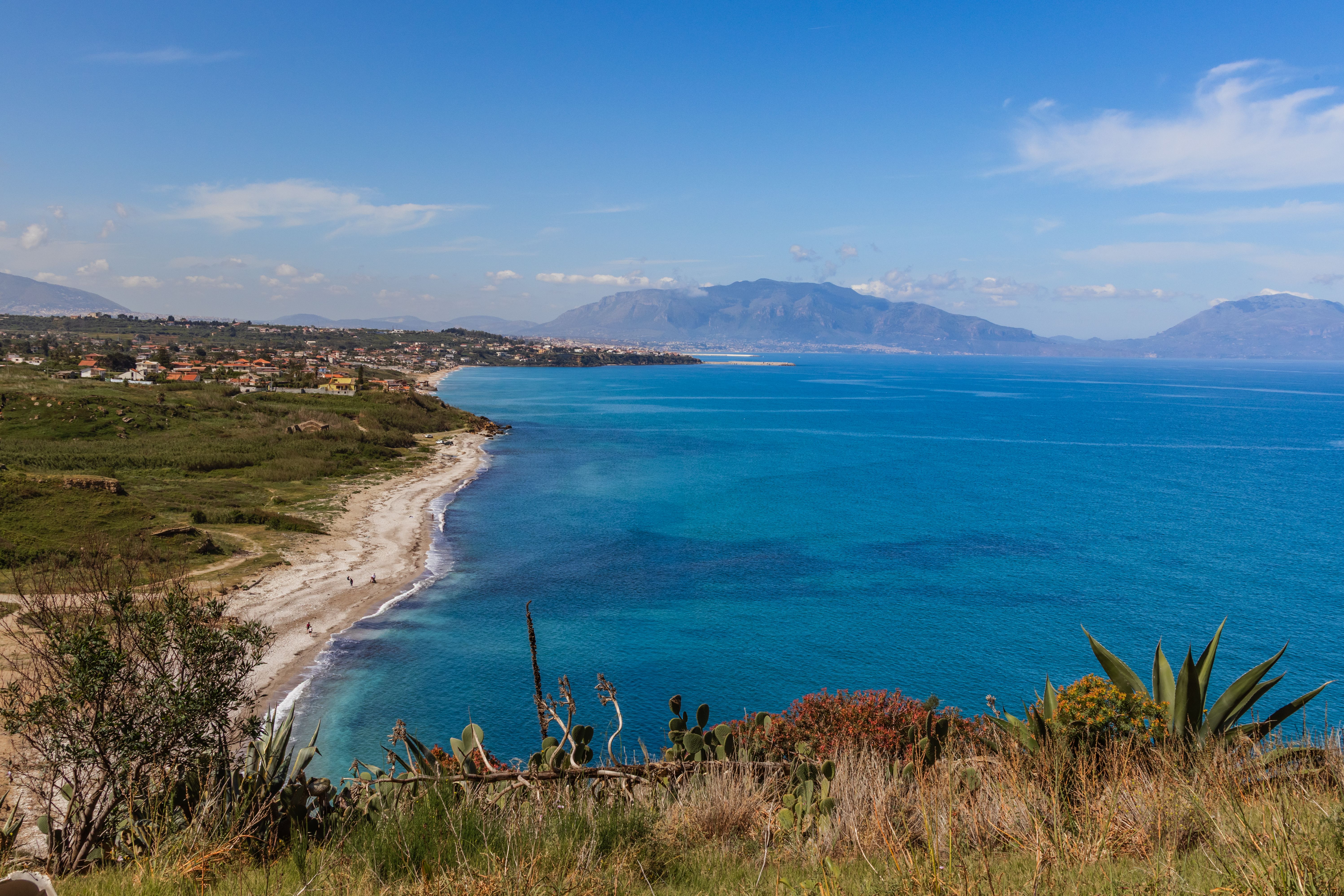 Stunning Coastal View of Terrasini, Sicily · Free Stock Photo
