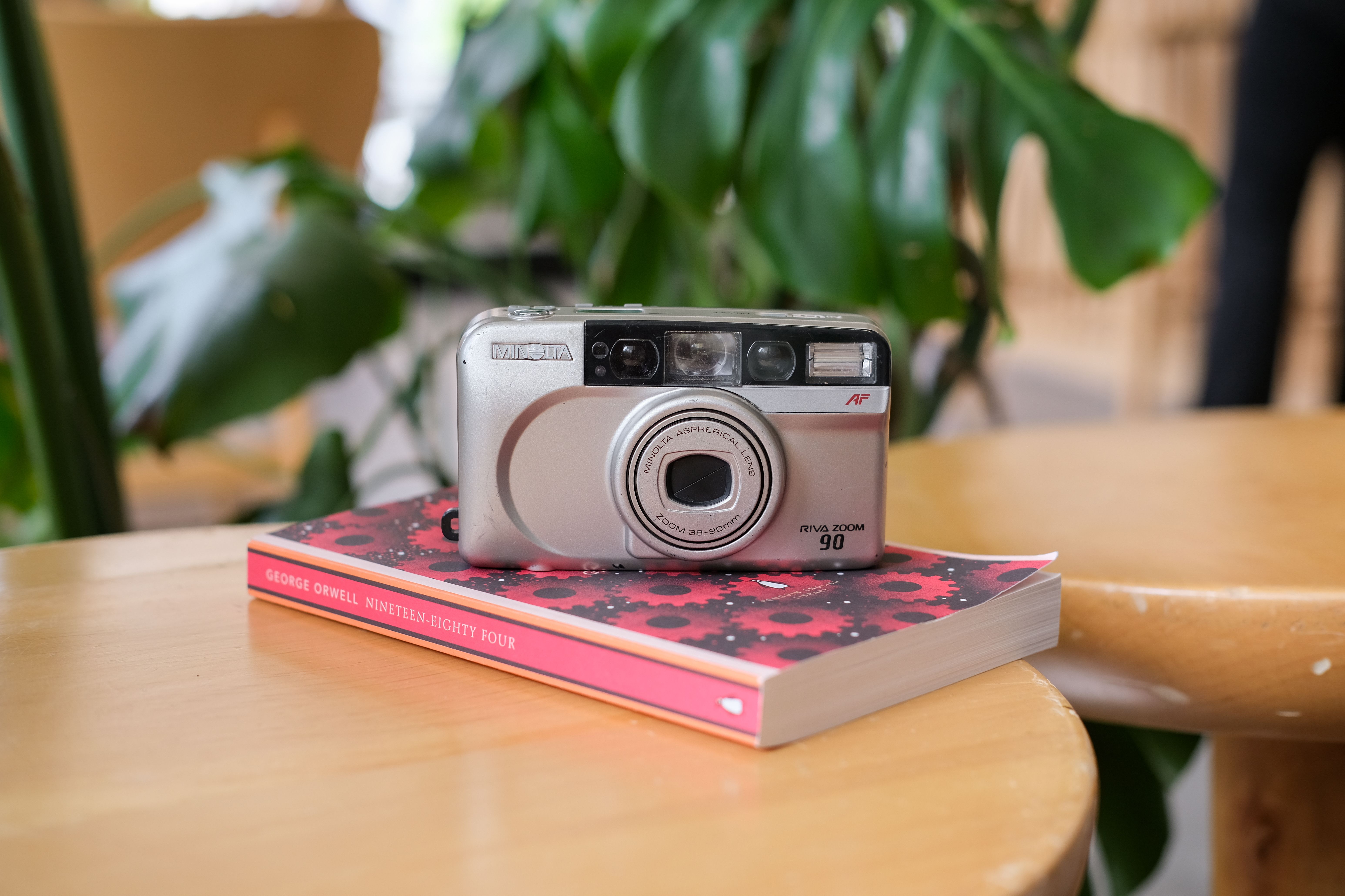 Vintage Camera on 'Nineteen Eighty-Four' Book · Free Stock Photo
