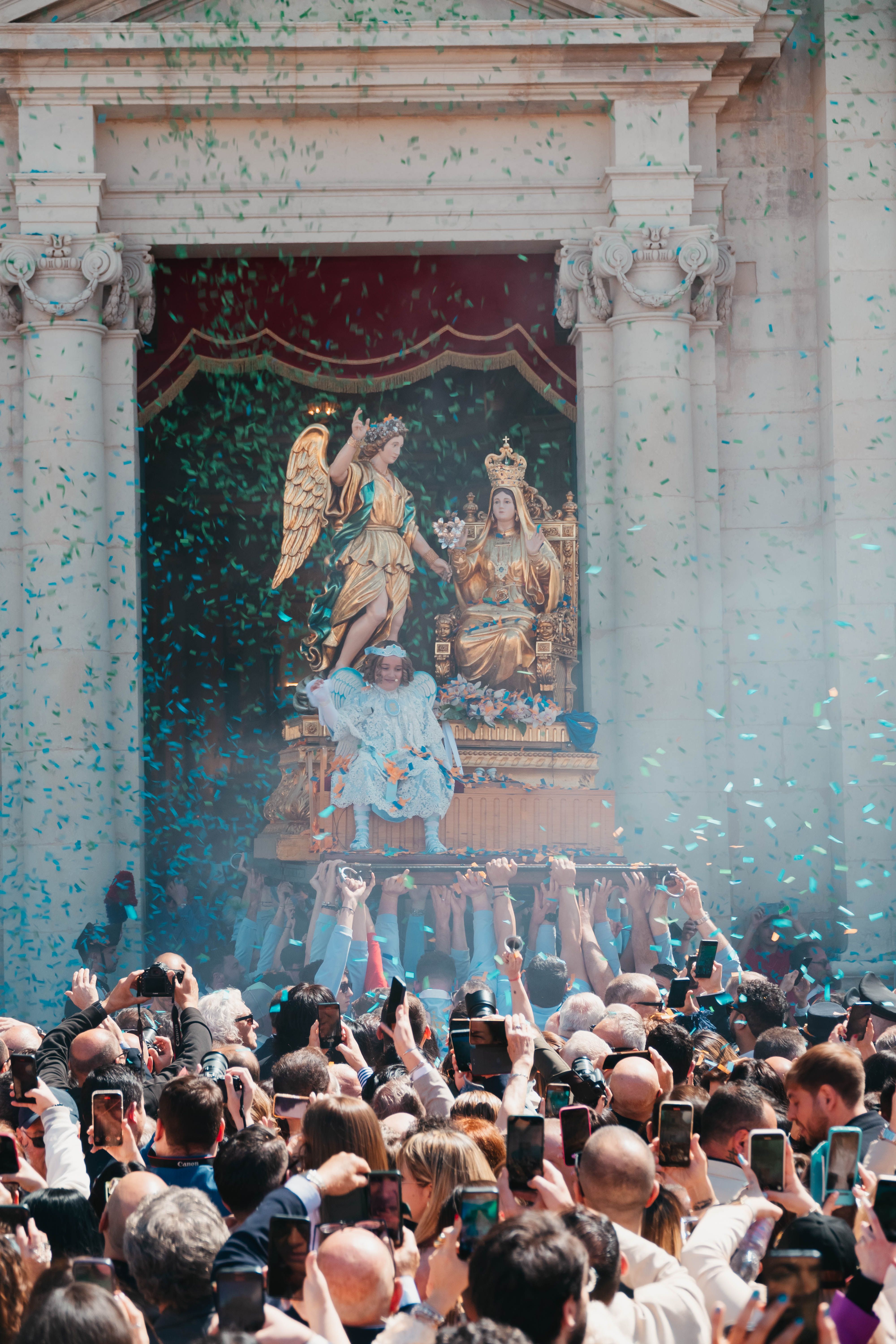 Colorful Religious Procession Celebration Outdoors · Free Stock Photo