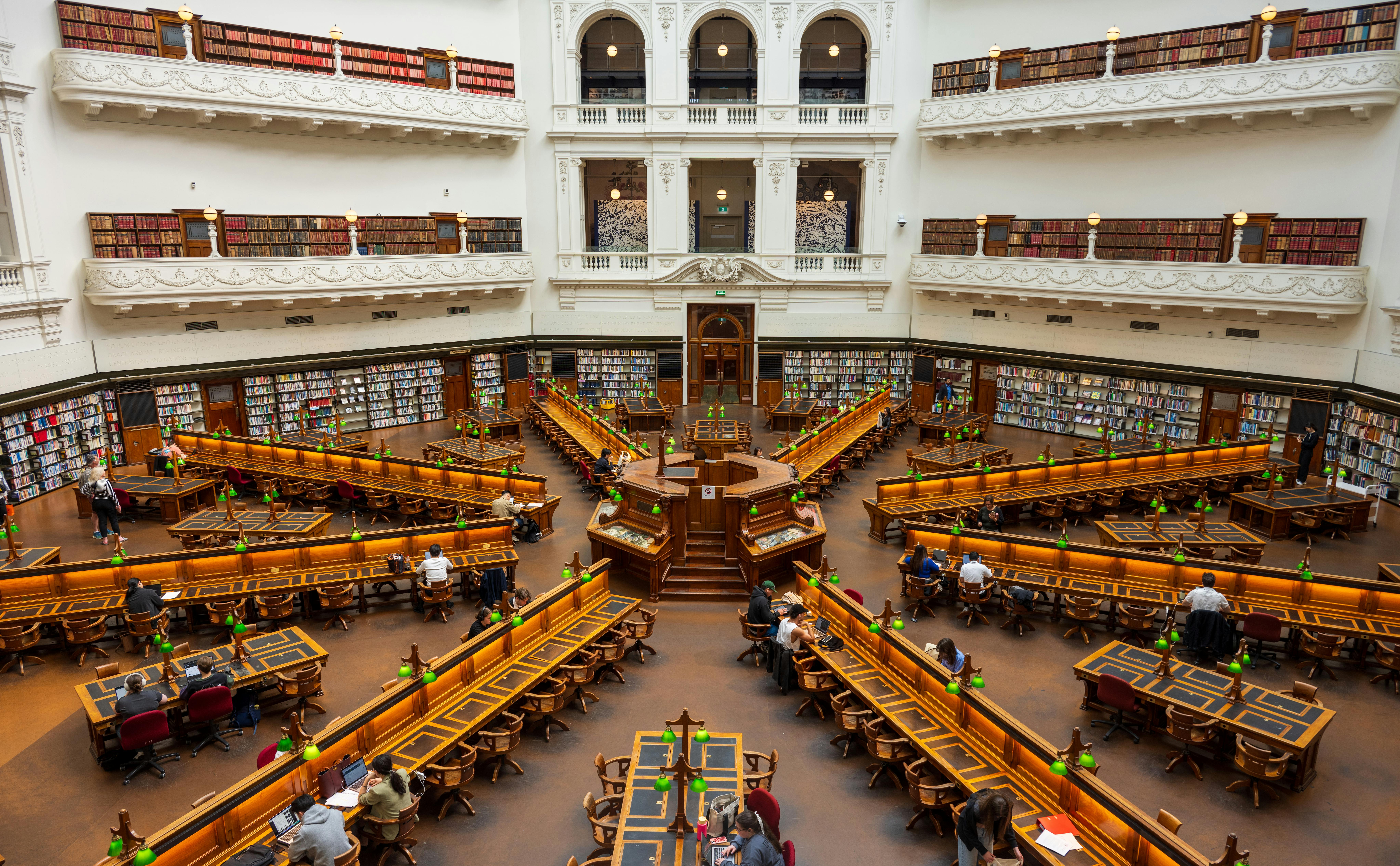 Library High Angle Photro · Free Stock Photo