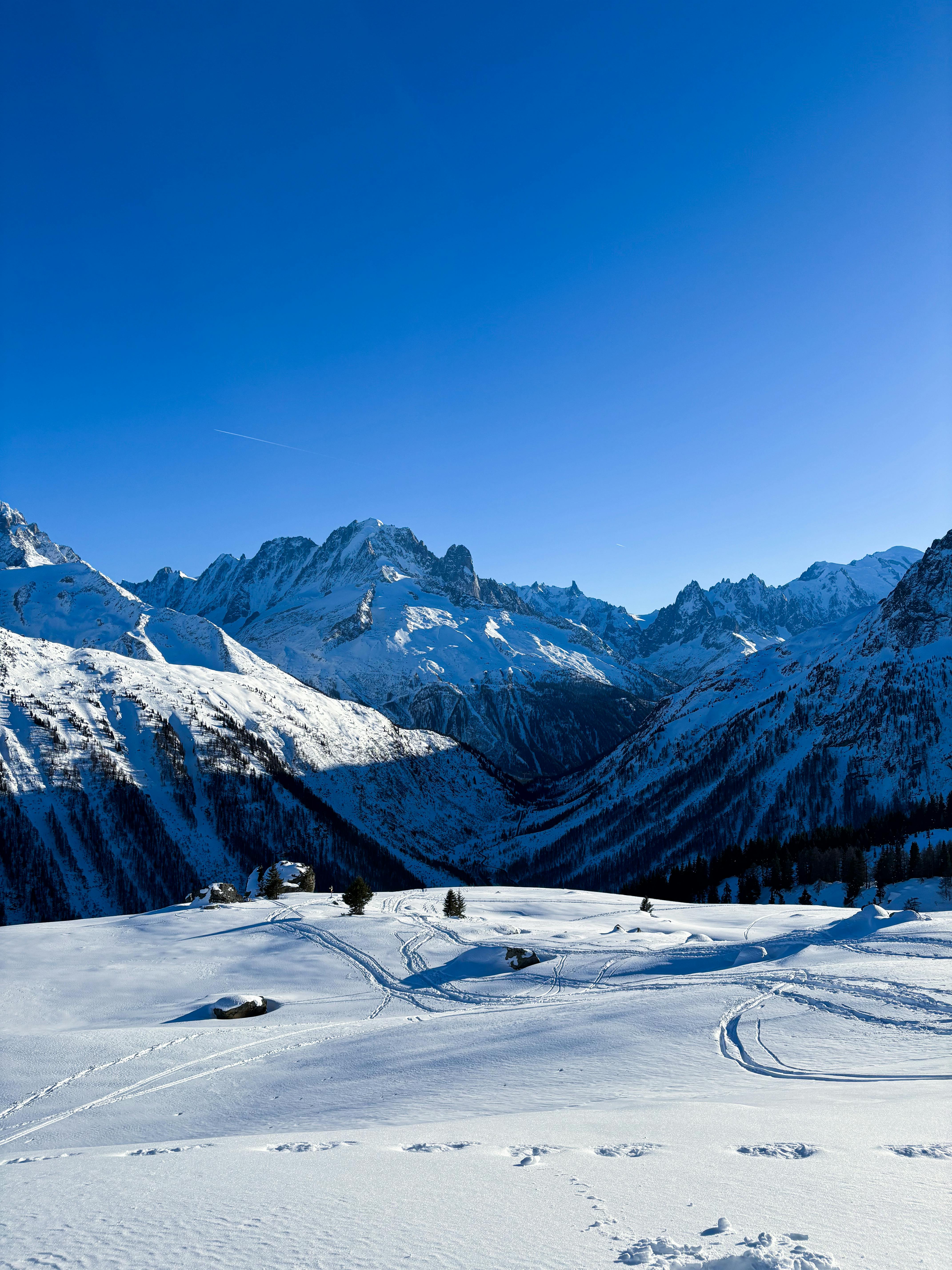 Stunning Winter Landscape in French Alps · Free Stock Photo