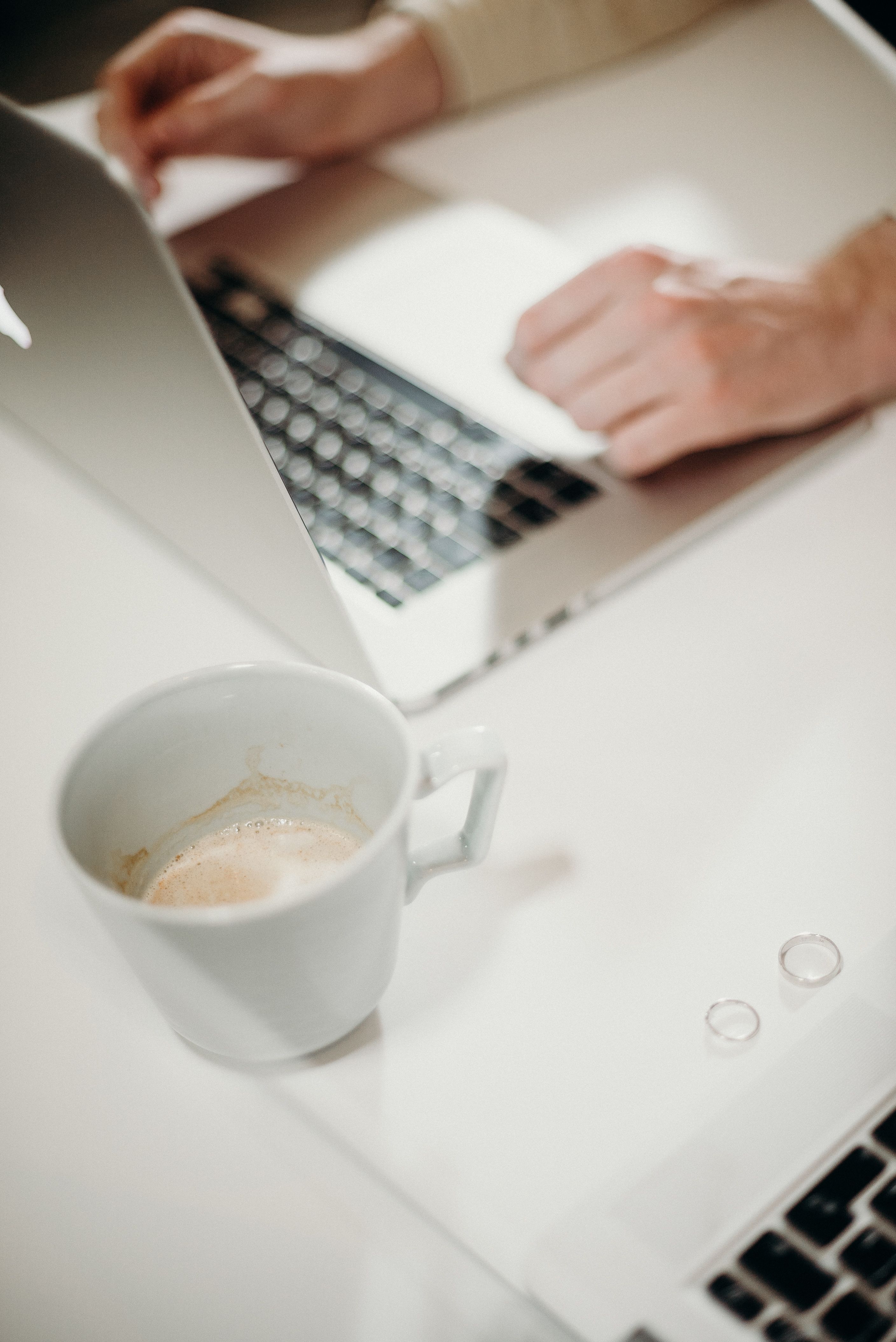 Person Using a Laptop · Free Stock Photo