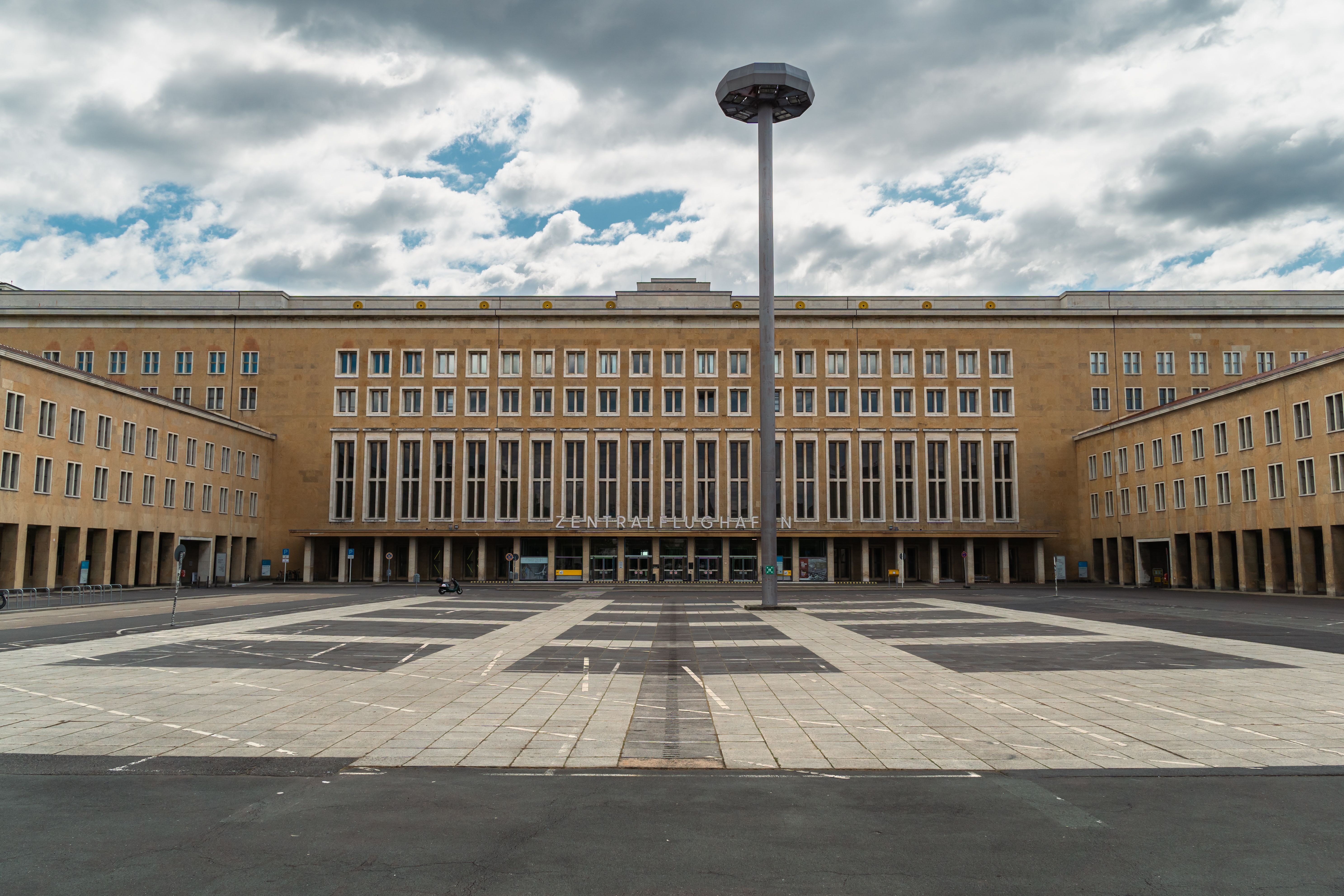 Historic Berlin Tempelhof Airport Architecture · Free Stock Photo
