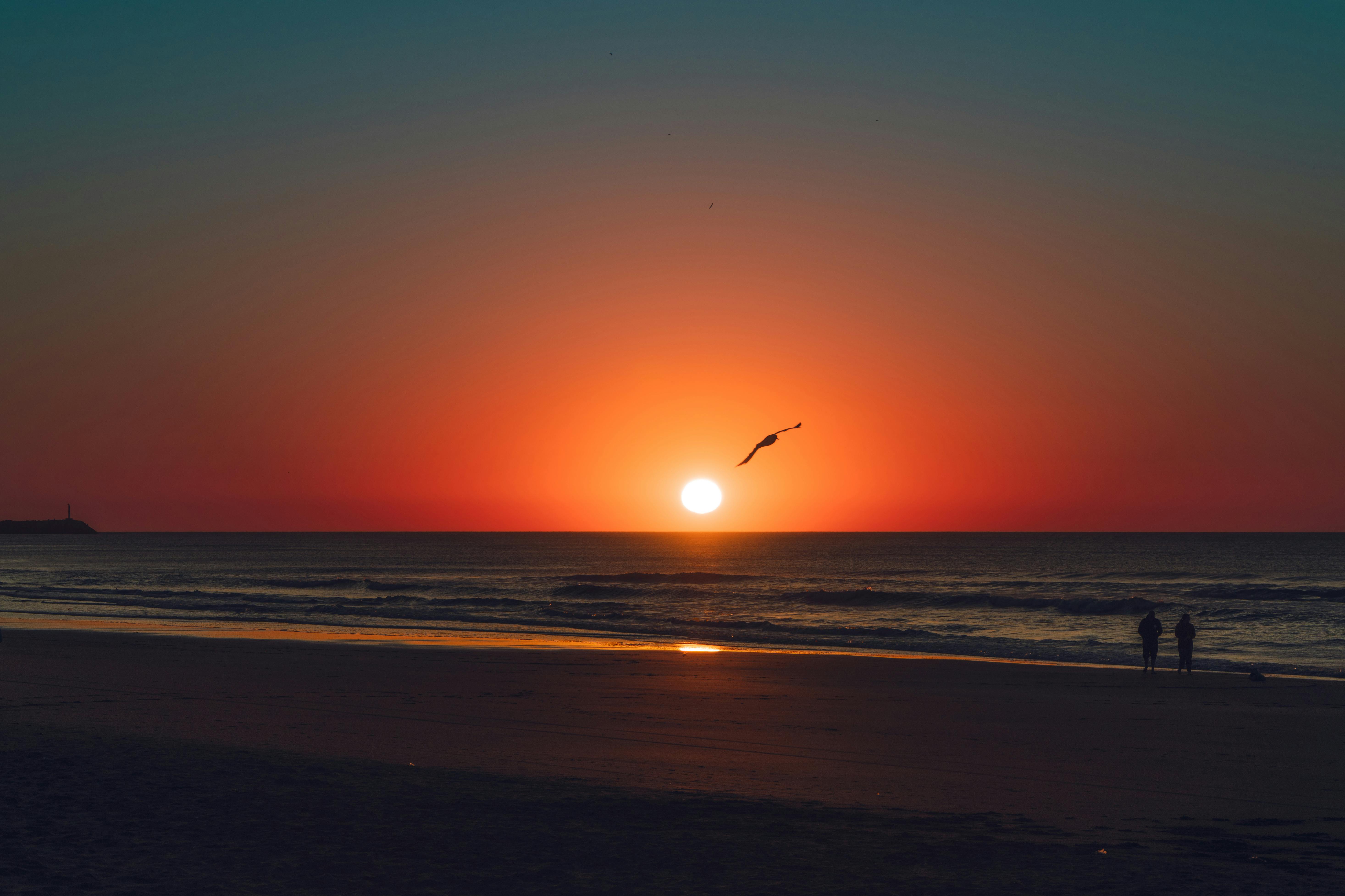 Spectacular Sunrise at Necochea Beach, Argentina · Free Stock Photo