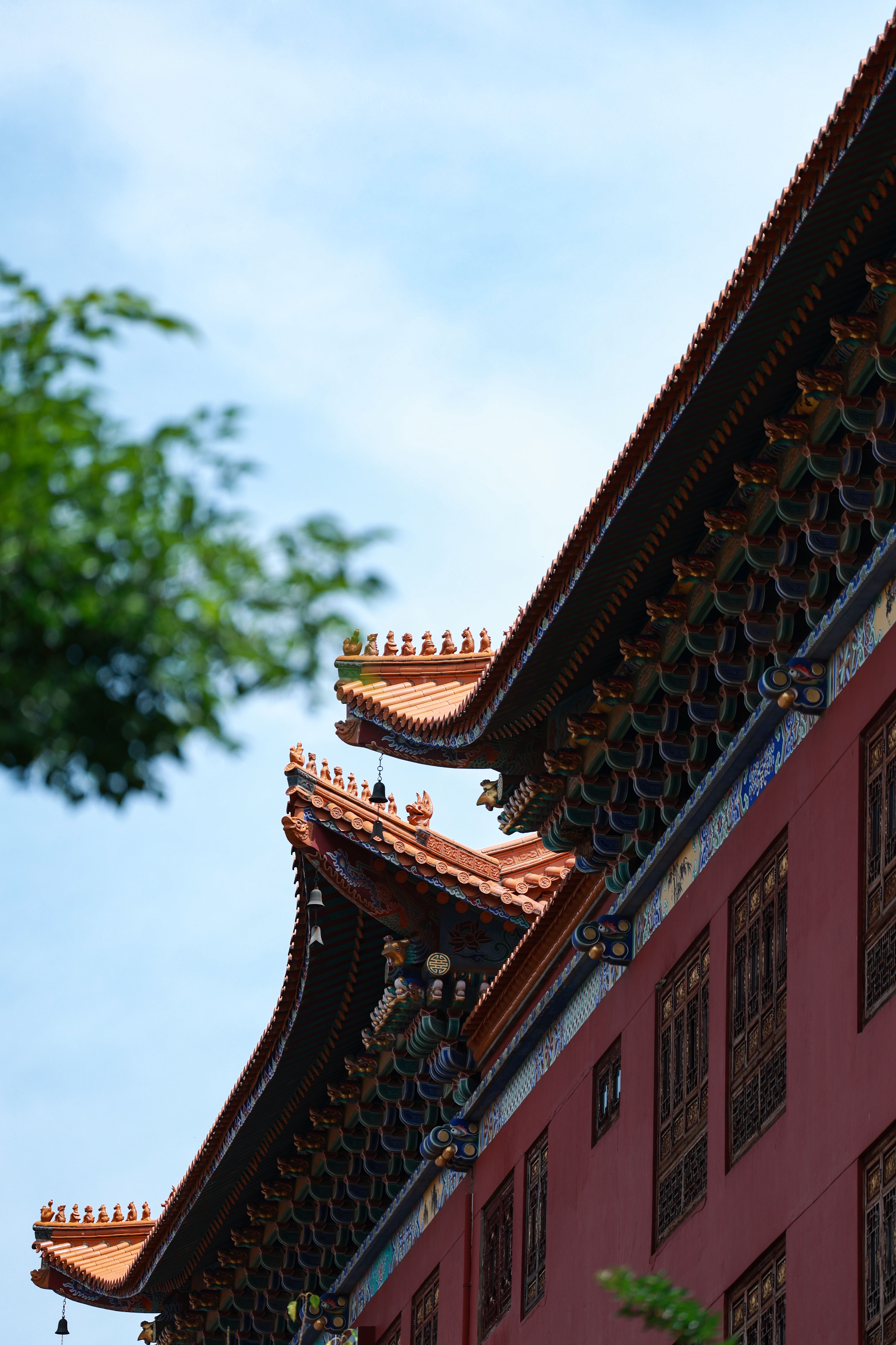 Traditional Chinese Architecture Roof Detail · Free Stock Photo
