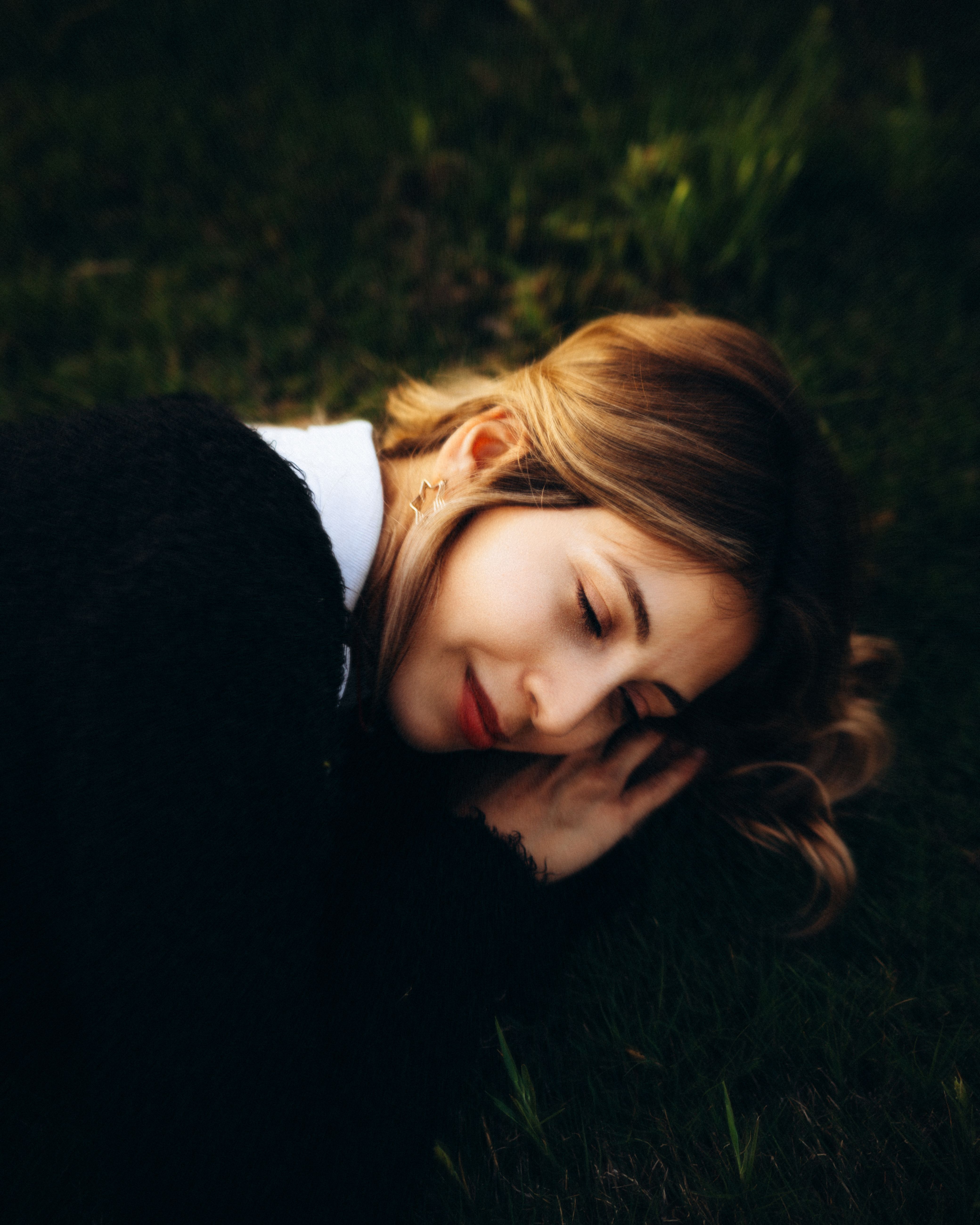 Photo Of Woman Laying On Ground · Free Stock Photo