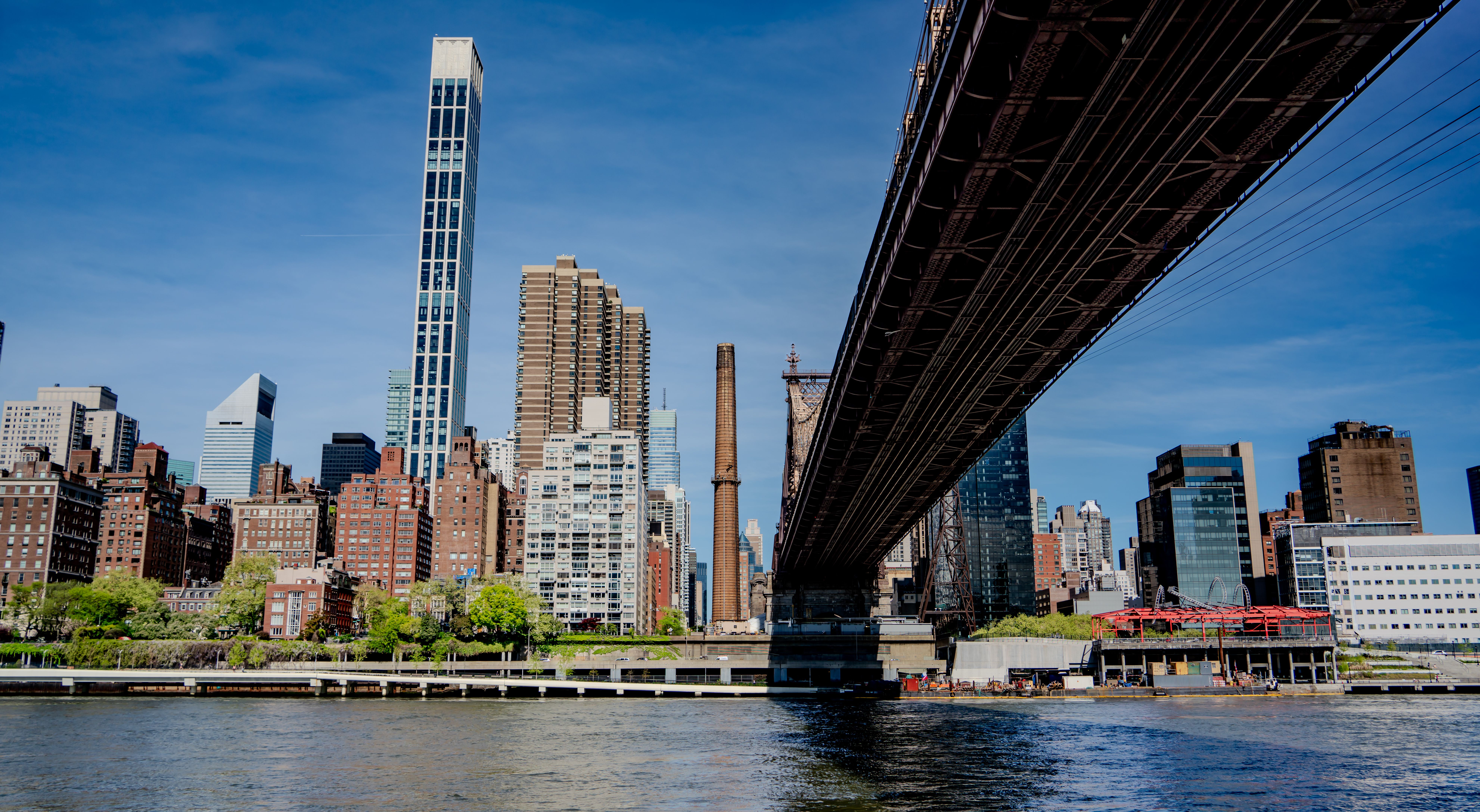 Stunning New York City Skyline View from Under Bridge · Free Stock Photo