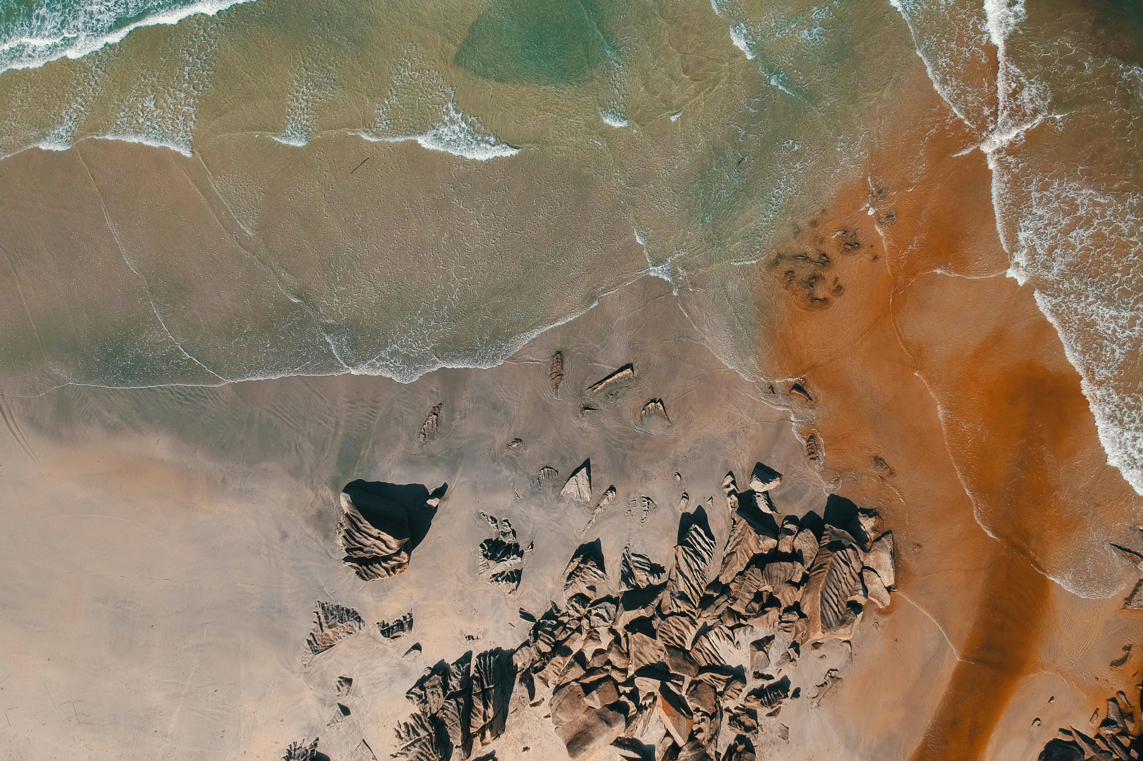 Drone Footage of a Beach · Free Stock Photo