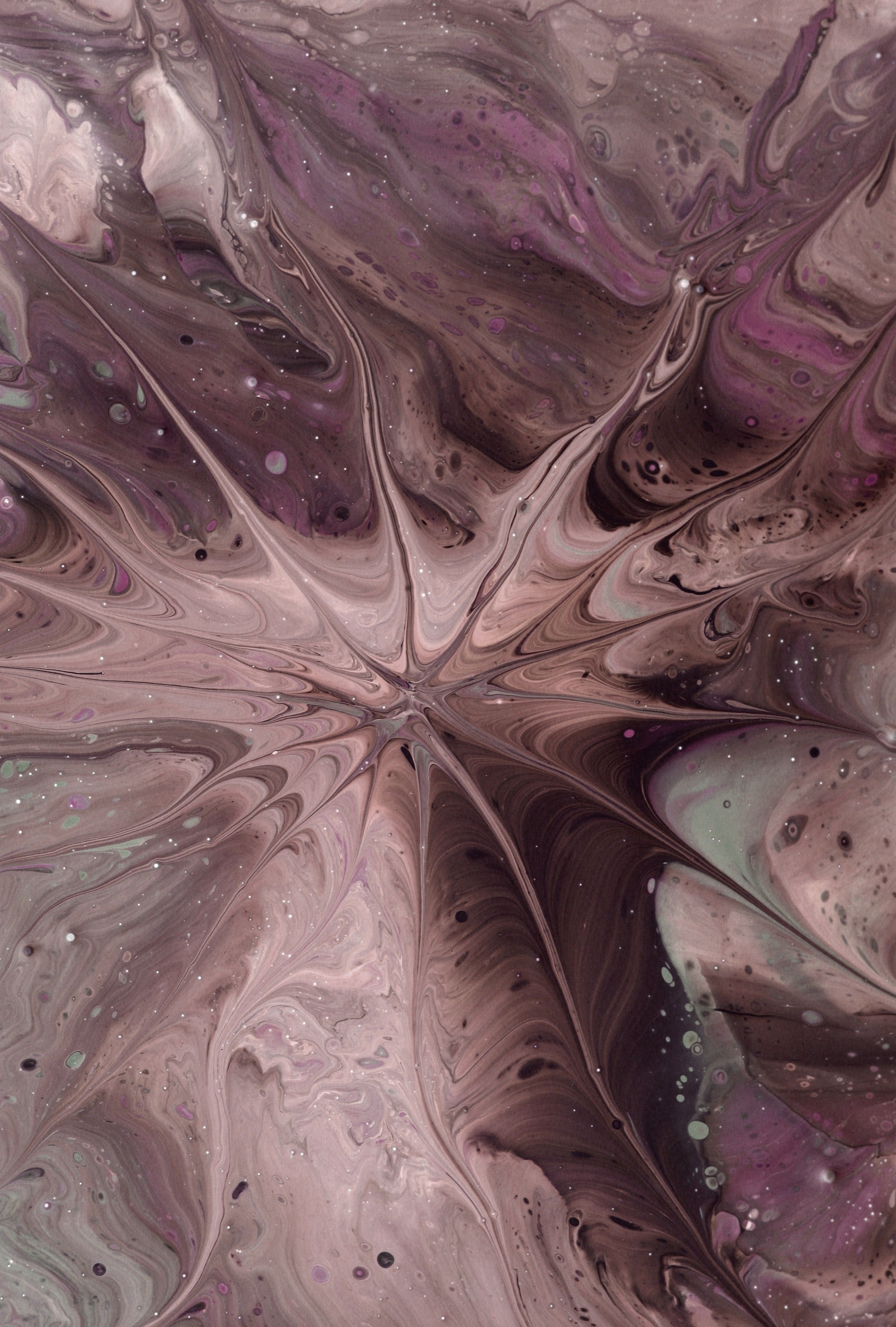 Abstract Marble Texture in Muted Purple Hues · Free Stock Photo