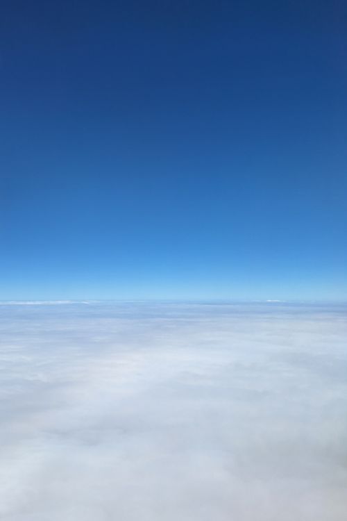 Blue Sky and Clouds from Above · Free Stock Photo