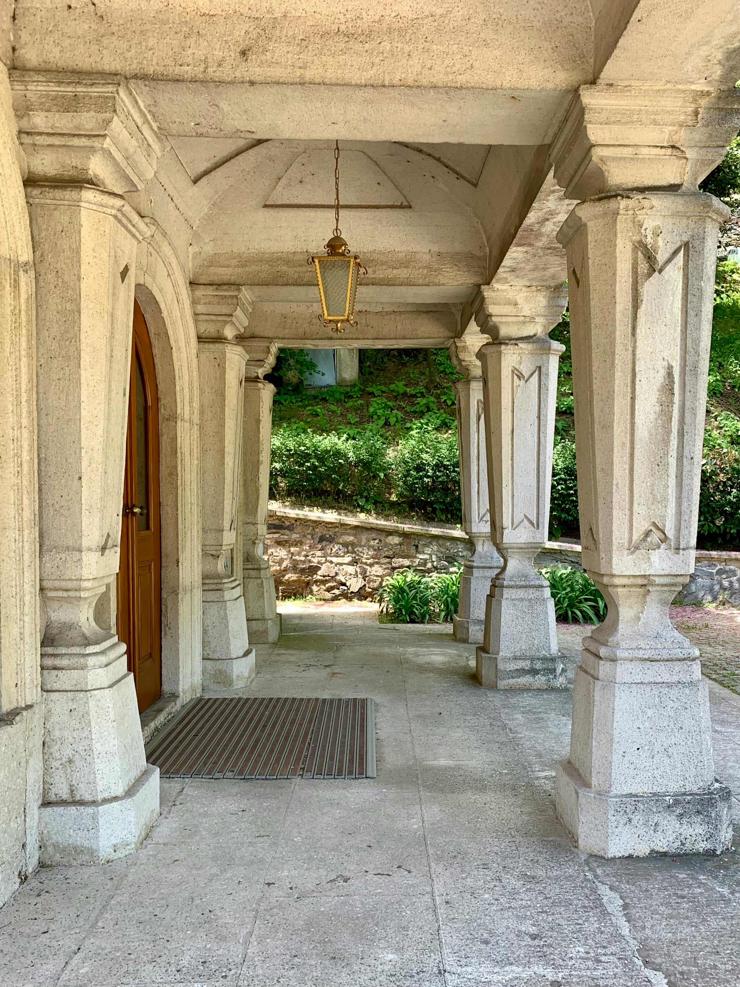 Stone Arcade with Decorative Columns Outdoors · Free Stock Photo