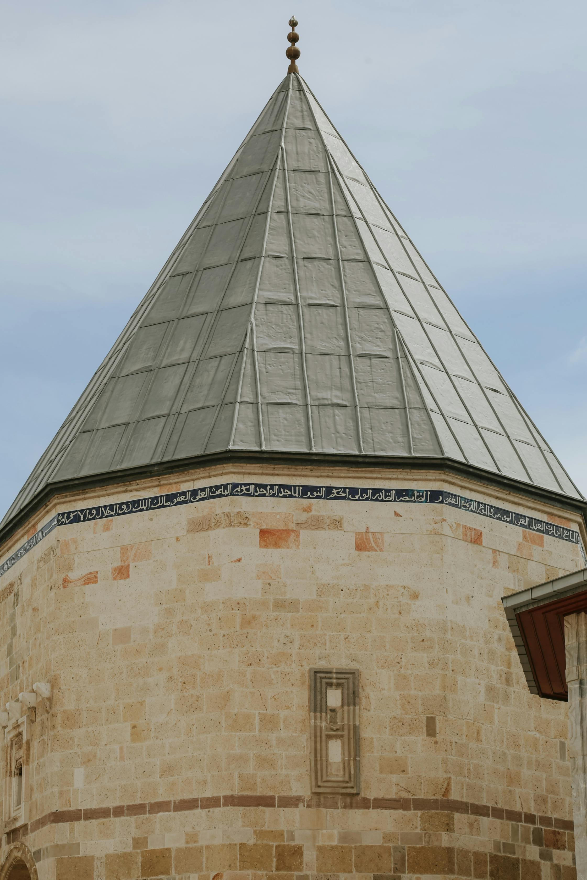 Historical Conical Roof of Traditional Stone Building · Free Stock Photo