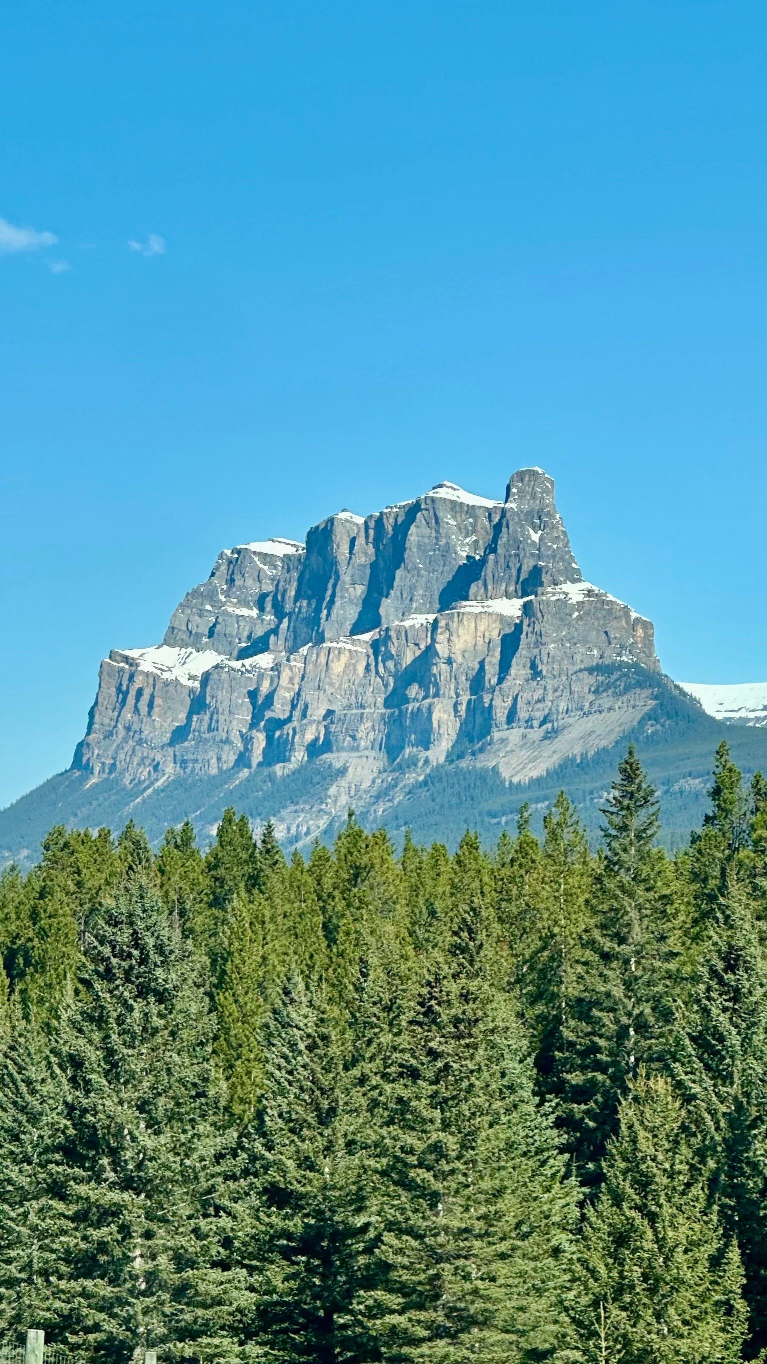 Majestic Castle Mountain in Banff National Park · Free Stock Photo