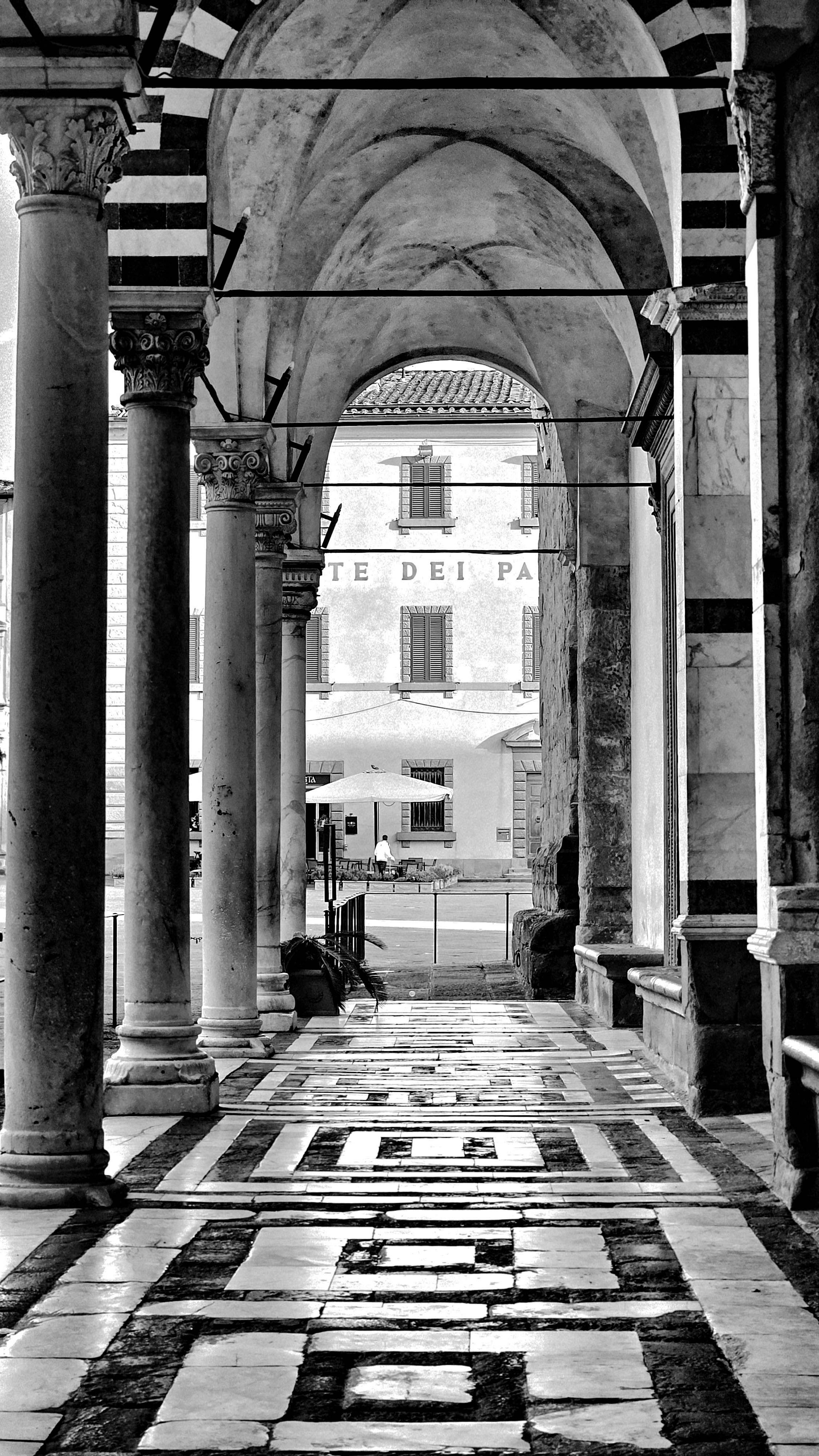 Historic Italian Archway with Marble Columns · Free Stock Photo
