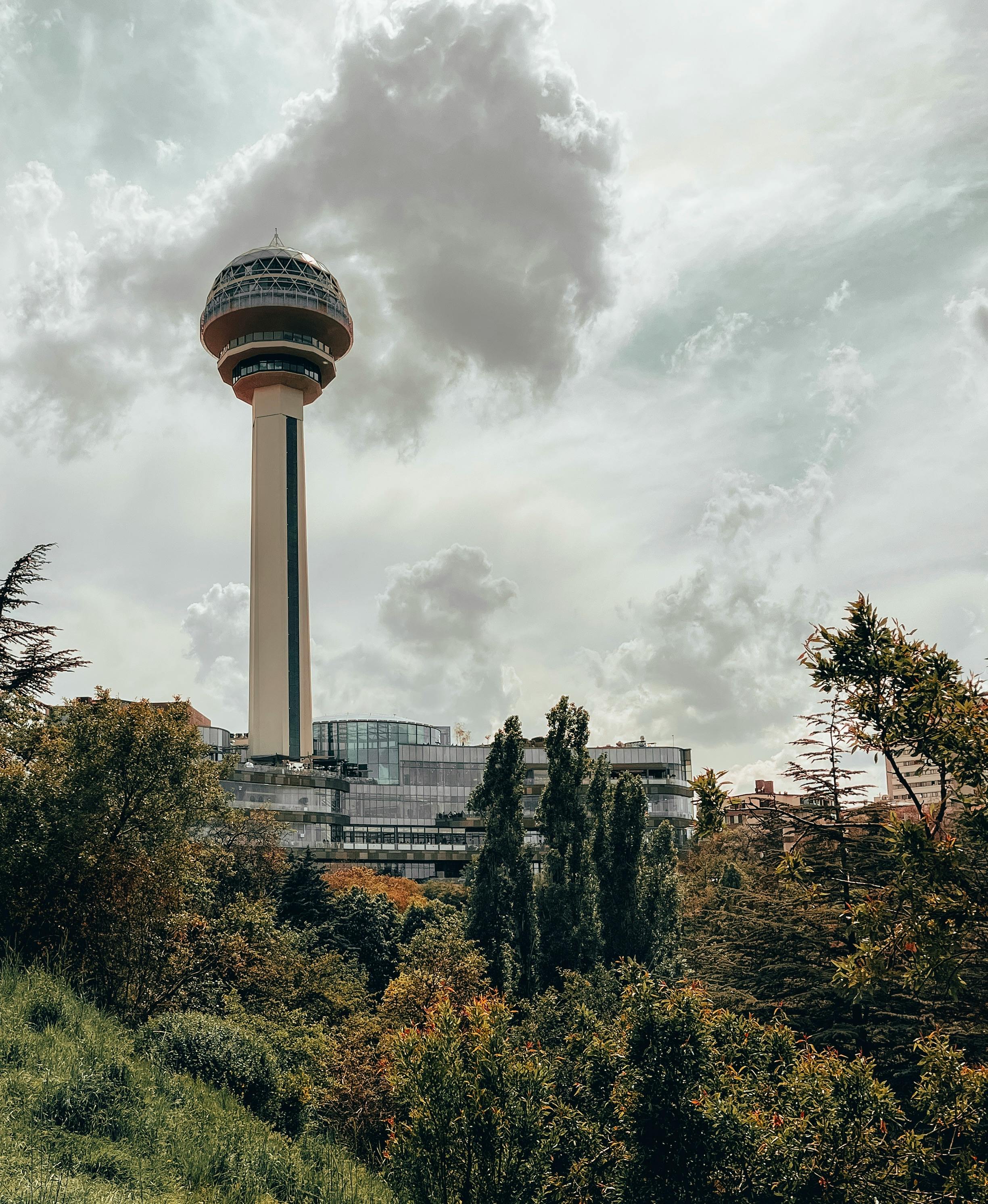 Iconic Atakule Tower in Ankara, Turkey · Free Stock Photo