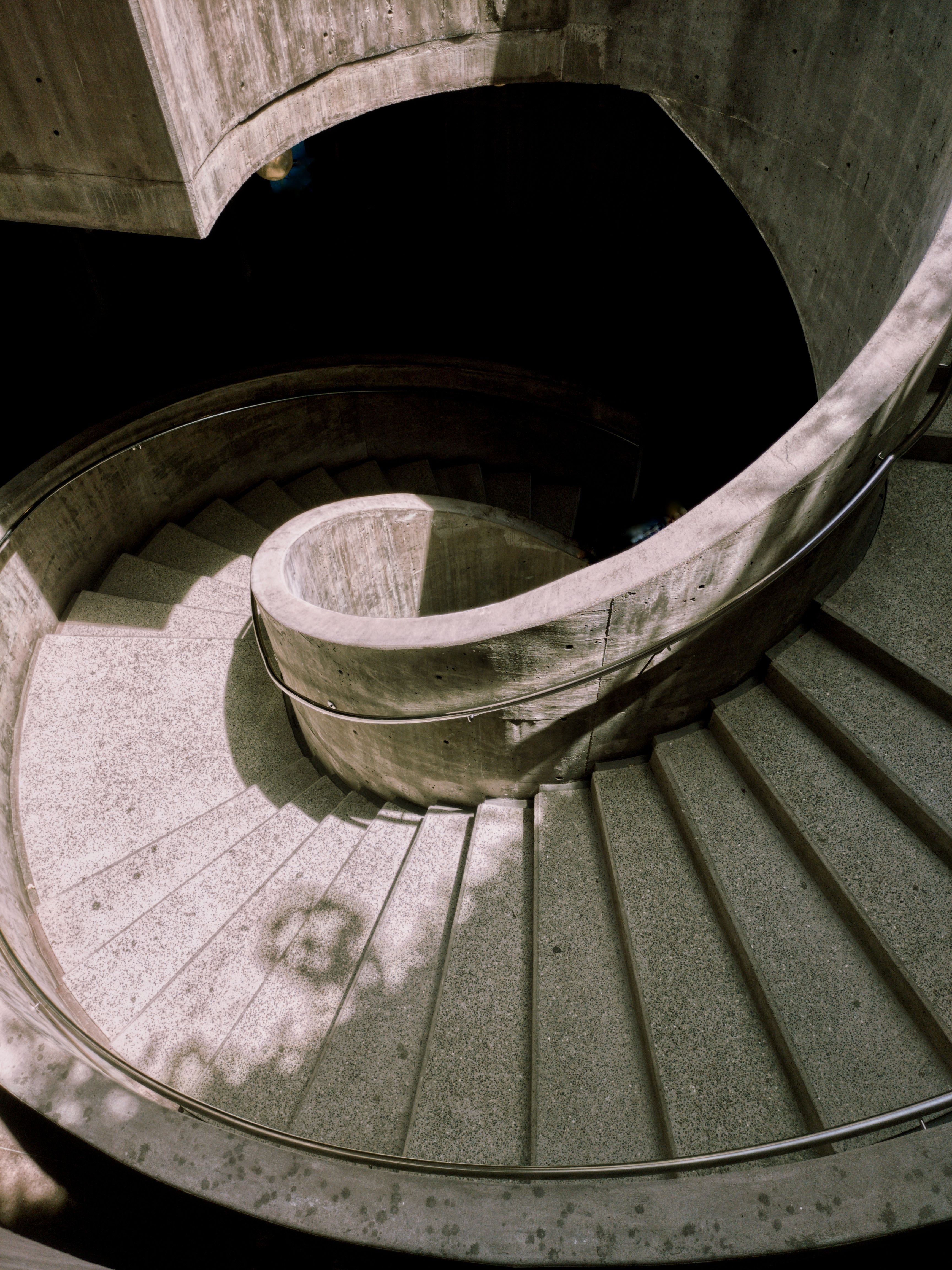 Aerial Photography of Spiral Stairs · Free Stock Photo