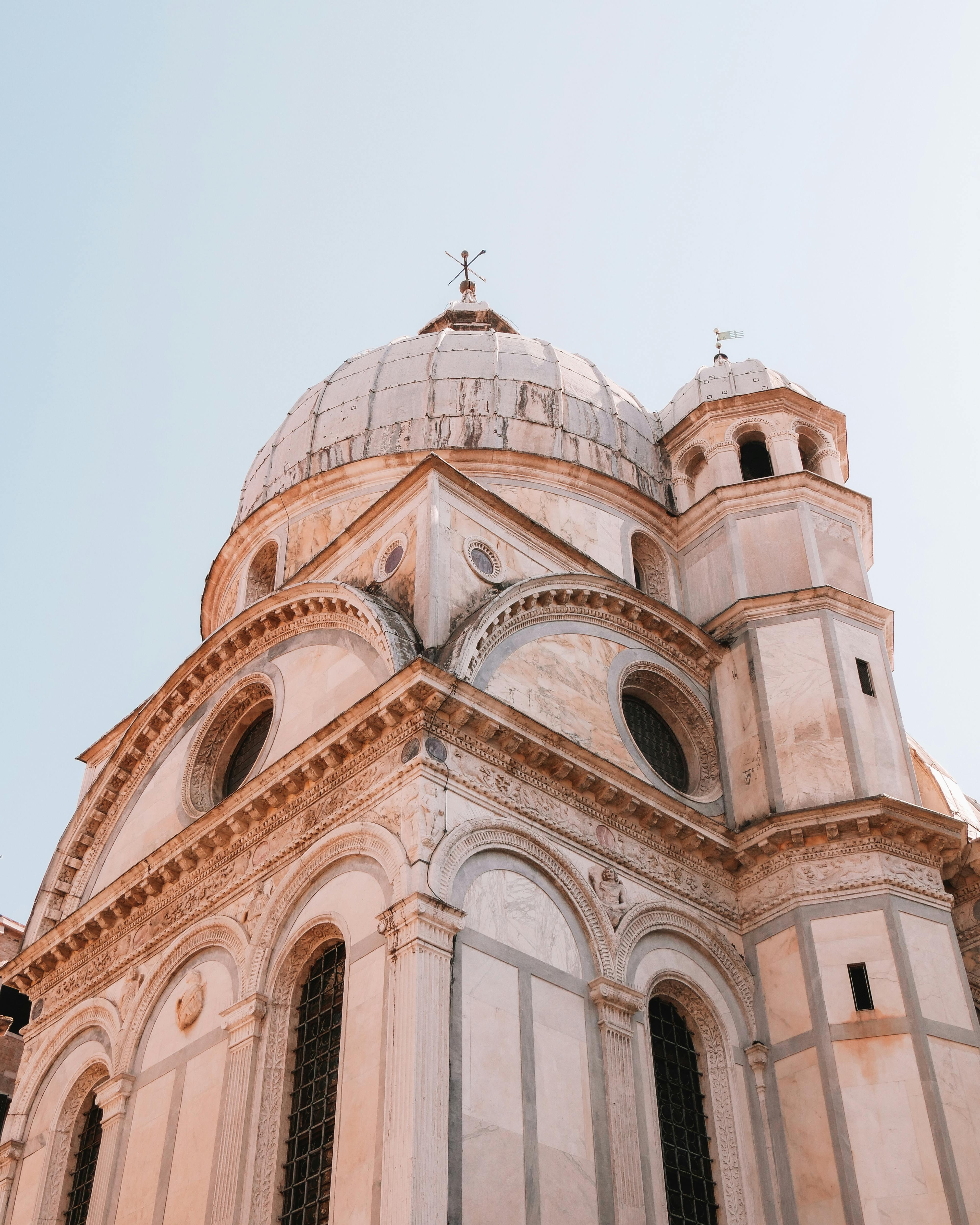 Historic European Dome Against Clear Sky · Free Stock Photo
