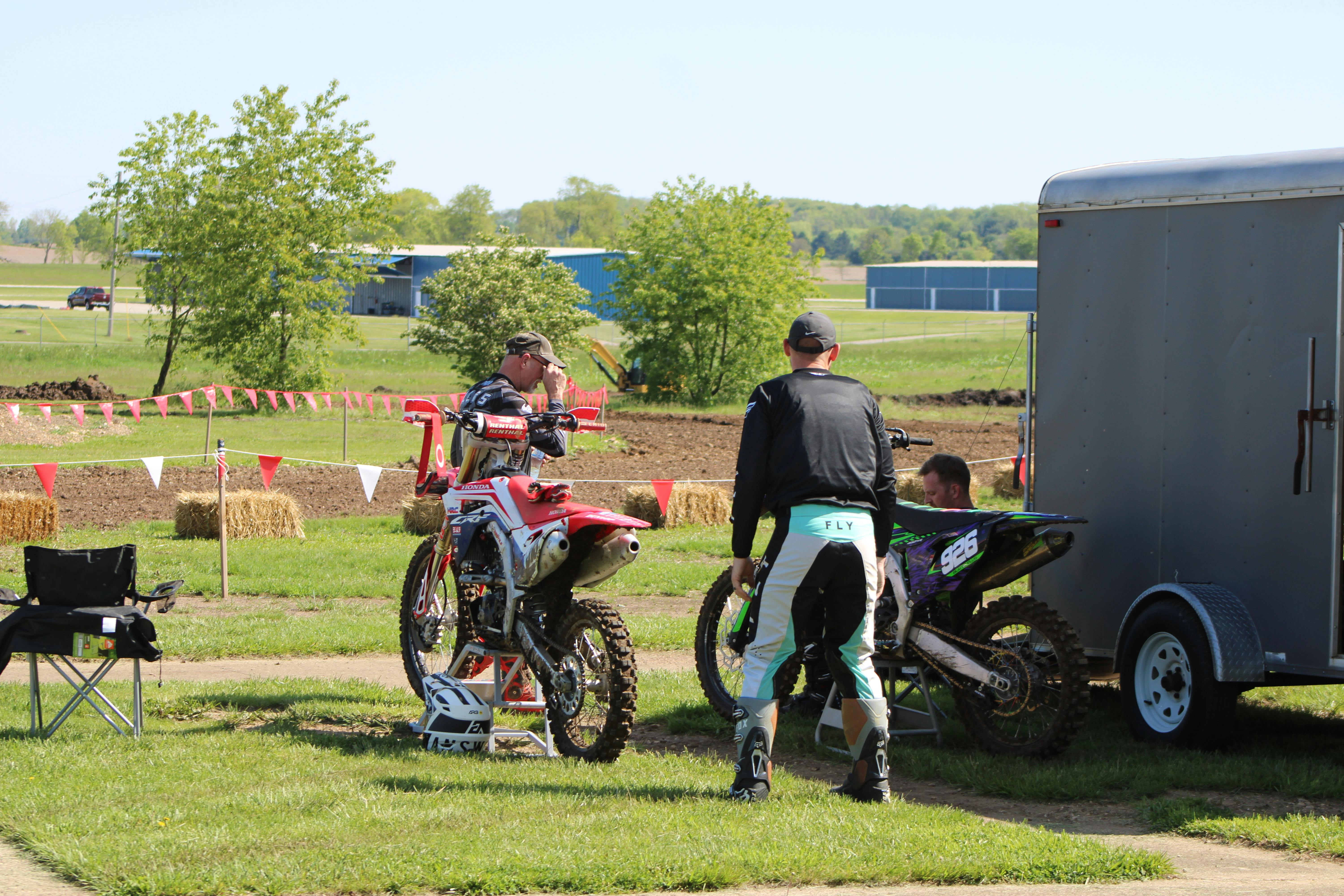 Outdoor Motocross Event Preparation in Carroll, Ohio · Free Stock Photo