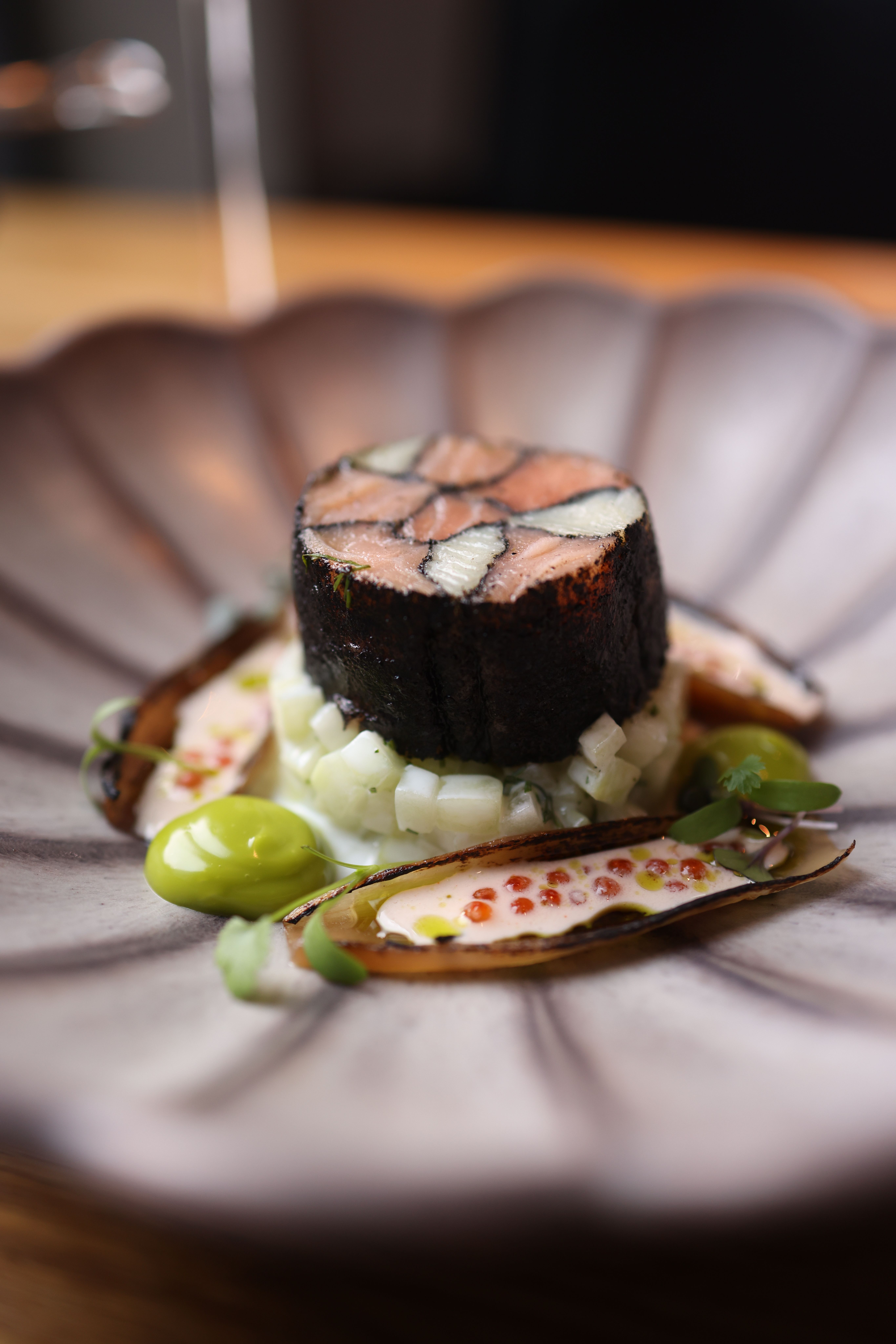 Gourmet Sushi Dish with Artistic Presentation · Free Stock Photo
