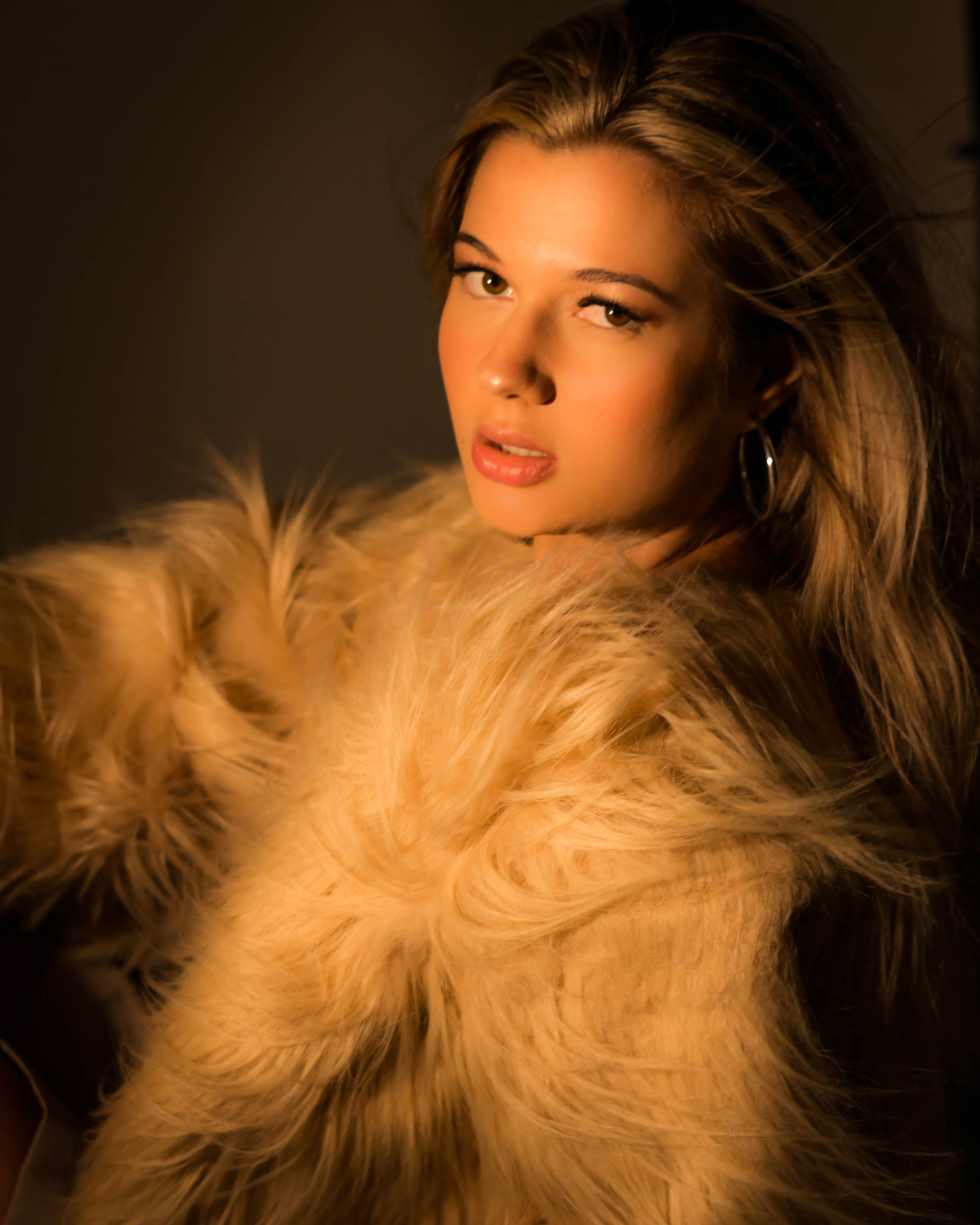 Glamorous Portrait of a Woman in Fur Coat · Free Stock Photo