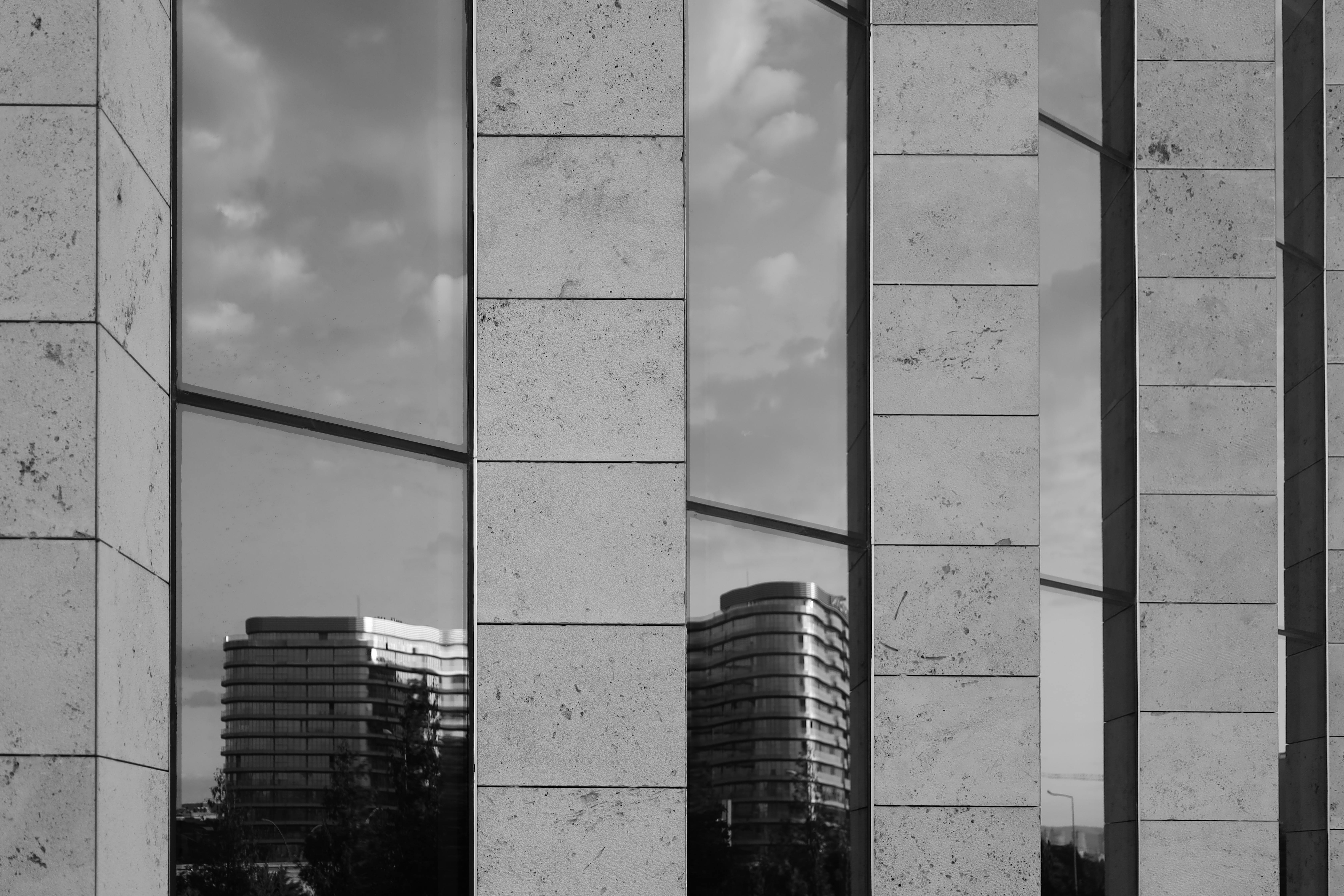Architectural Reflection in Ankara Building Facade · Free Stock Photo