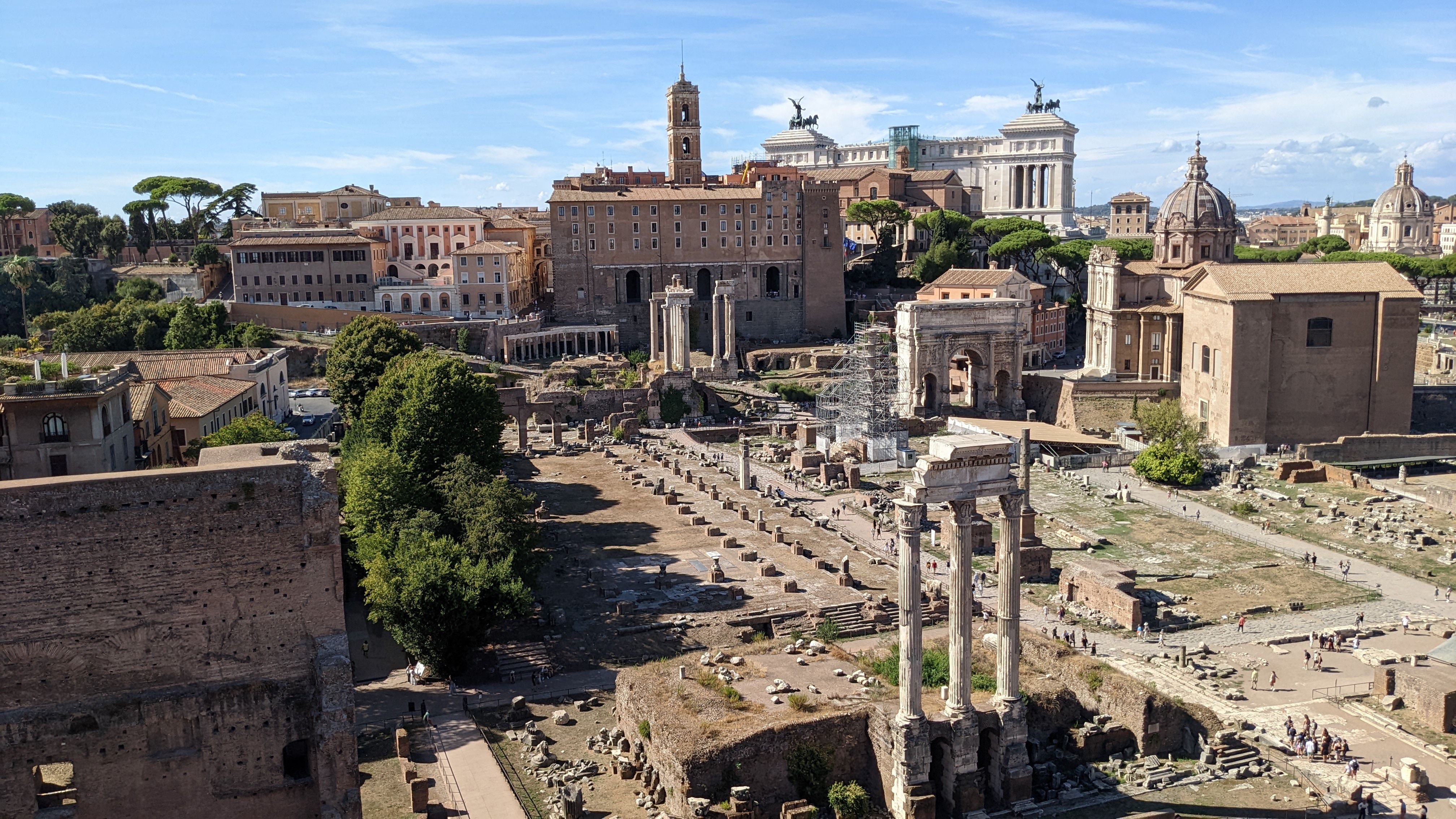 Aerial View of Roman Forum in Rome, Italy · Free Stock Photo