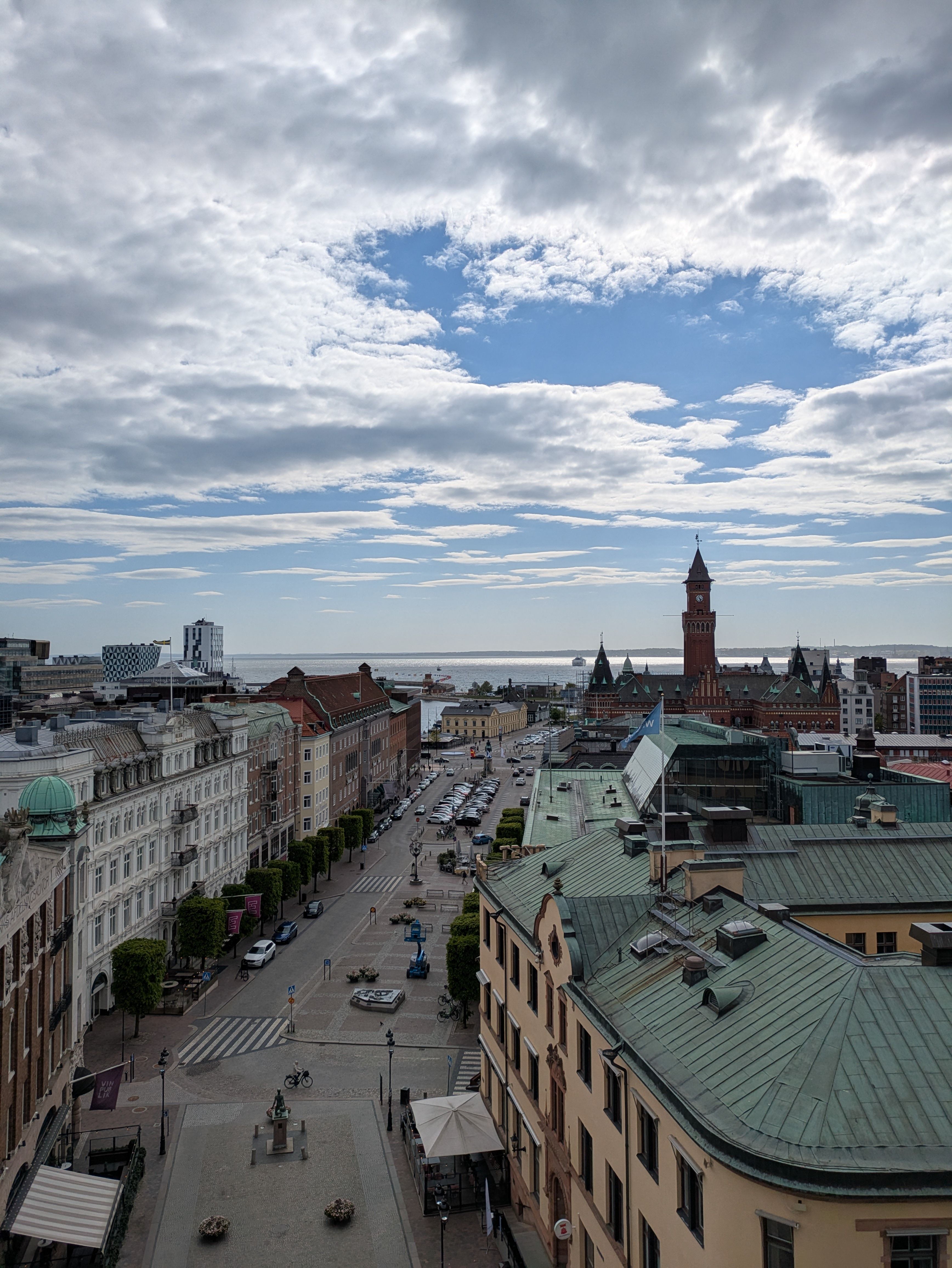 Scenic Aerial View of Helsingborg Skyline · Free Stock Photo