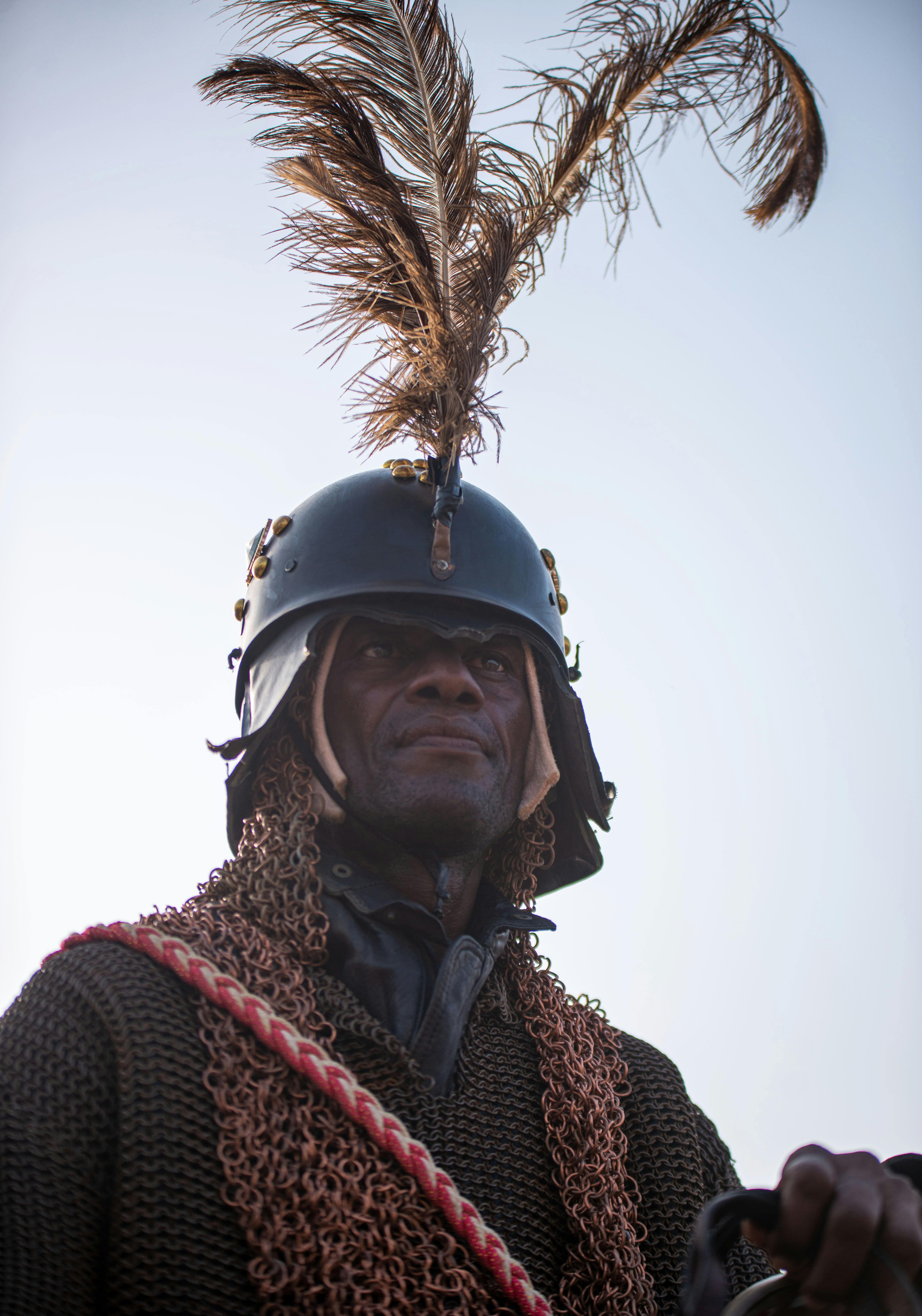 Historical Reenactor in Medieval Armor · Free Stock Photo