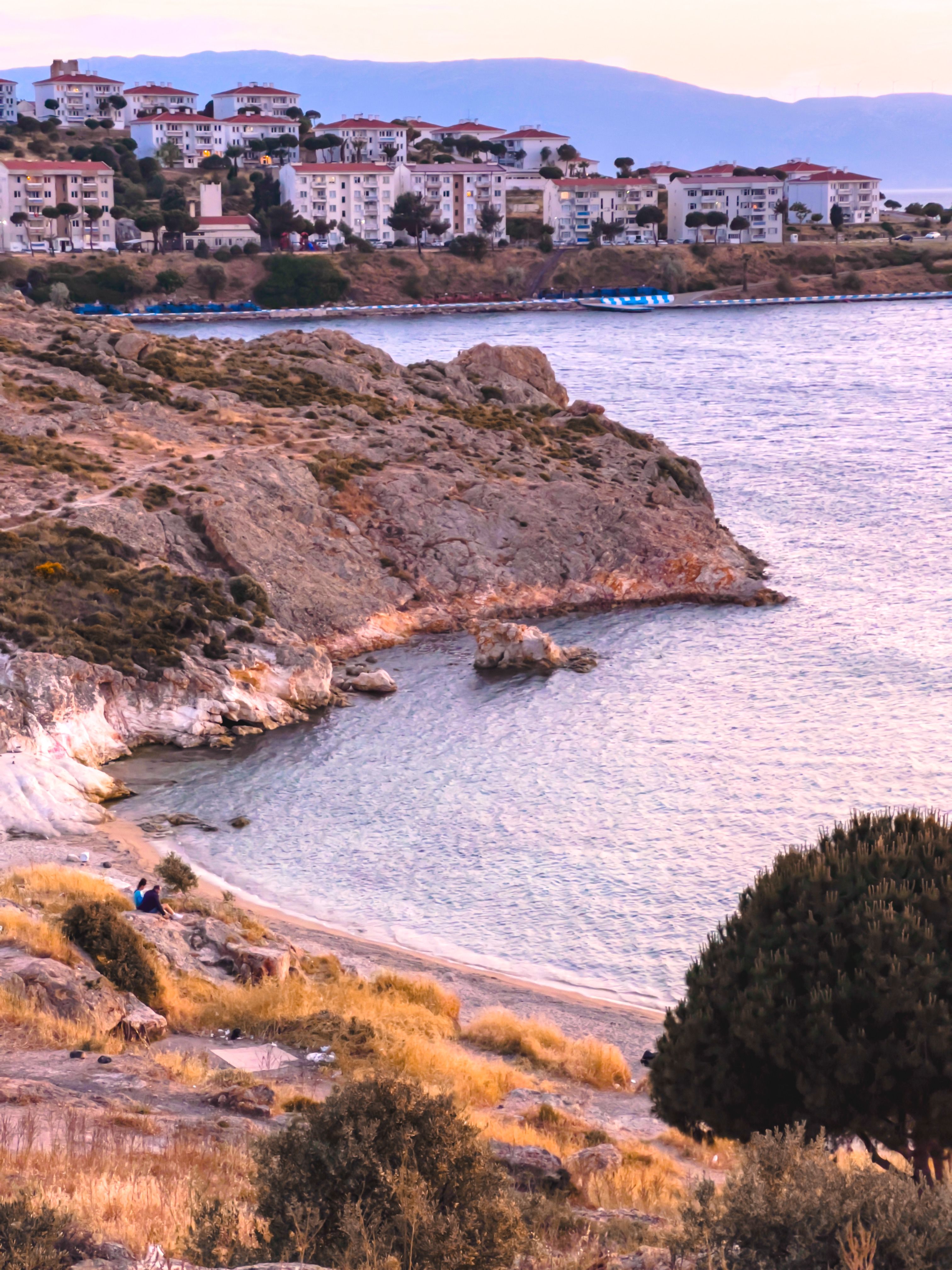 Scenic Coastal View of a Mediterranean Bay · Free Stock Photo