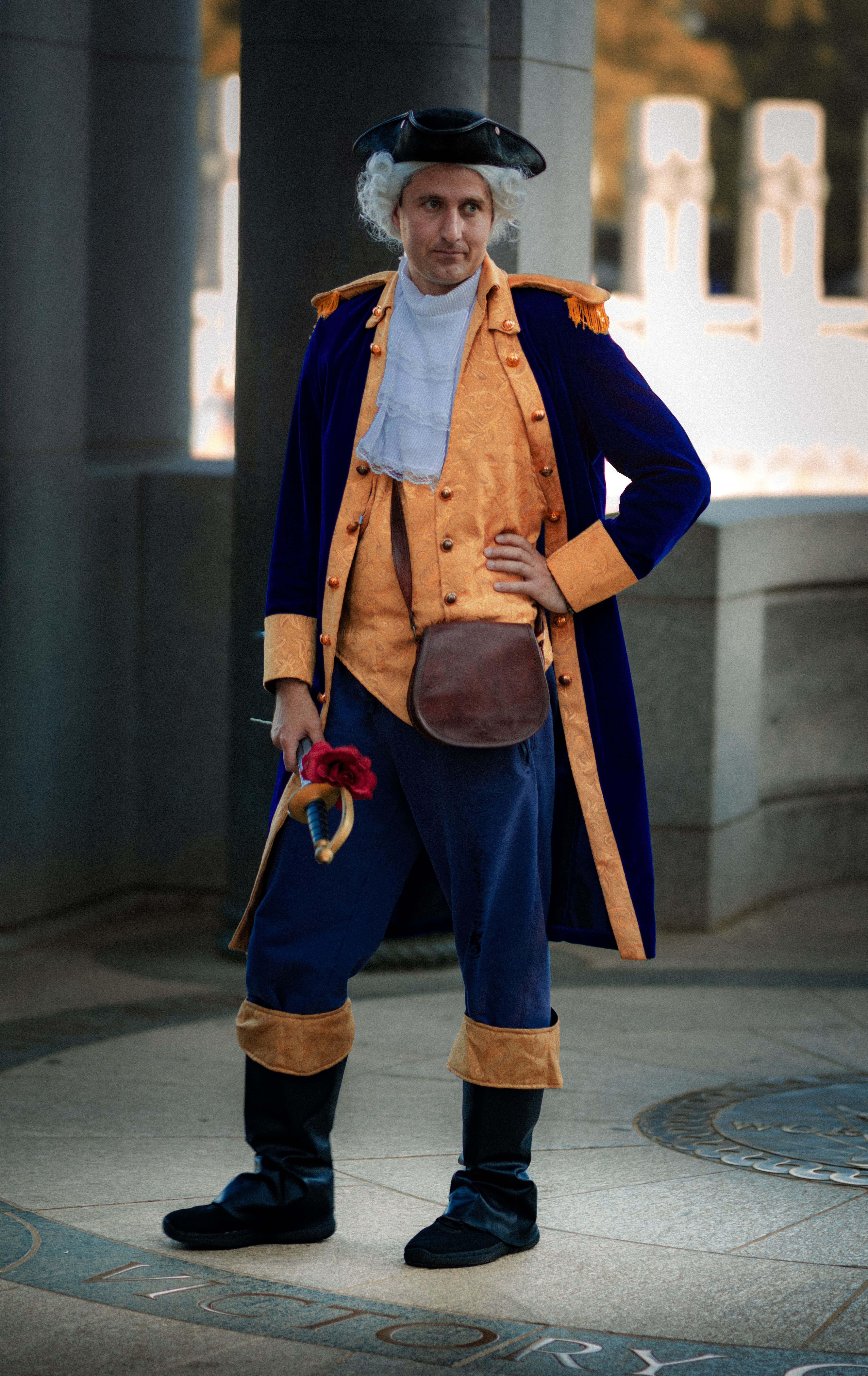 Colonial Attire Portrait in Washington, DC Landmark · Free Stock Photo
