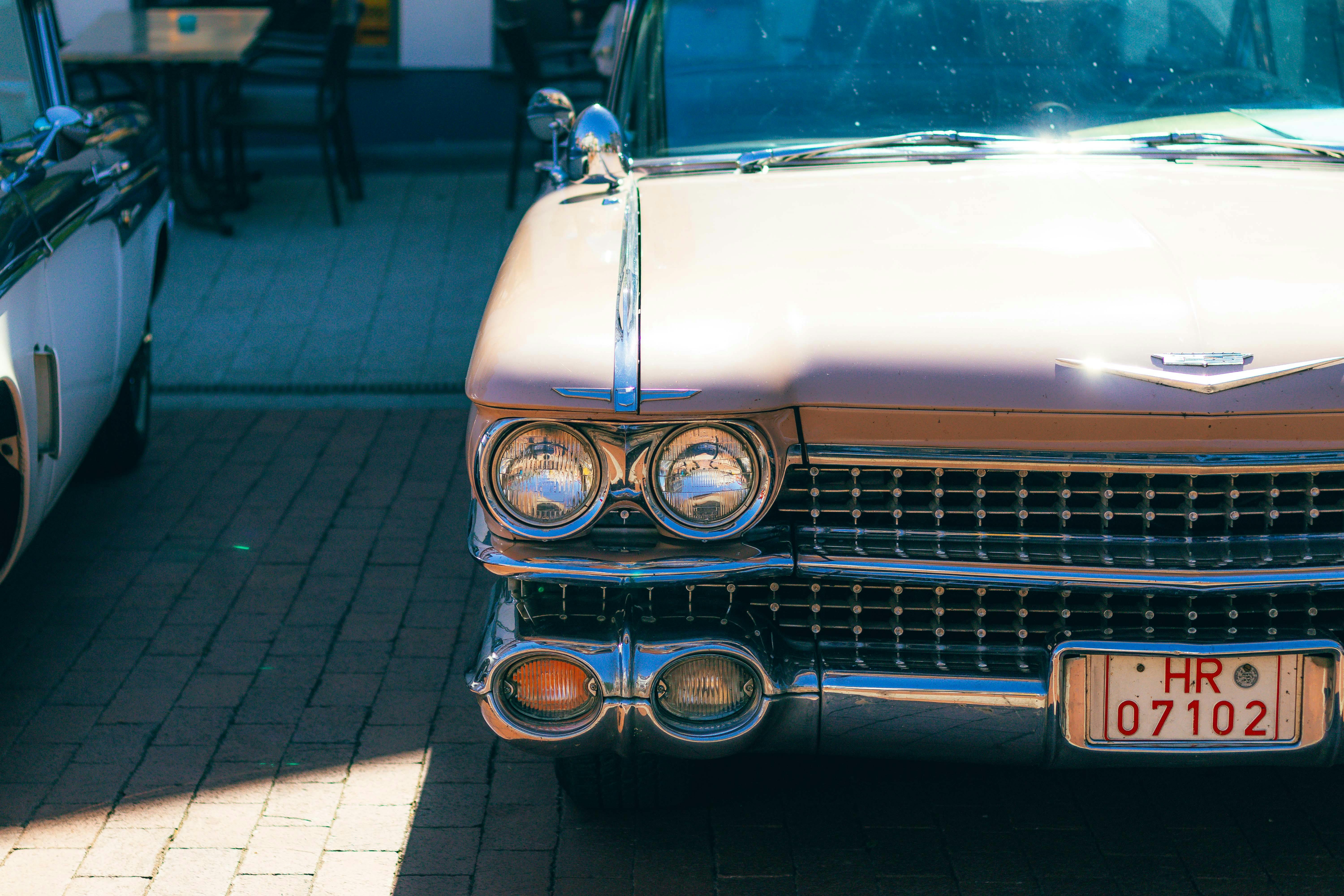 White Vehicle in Road Close-up Photography · Free Stock Photo