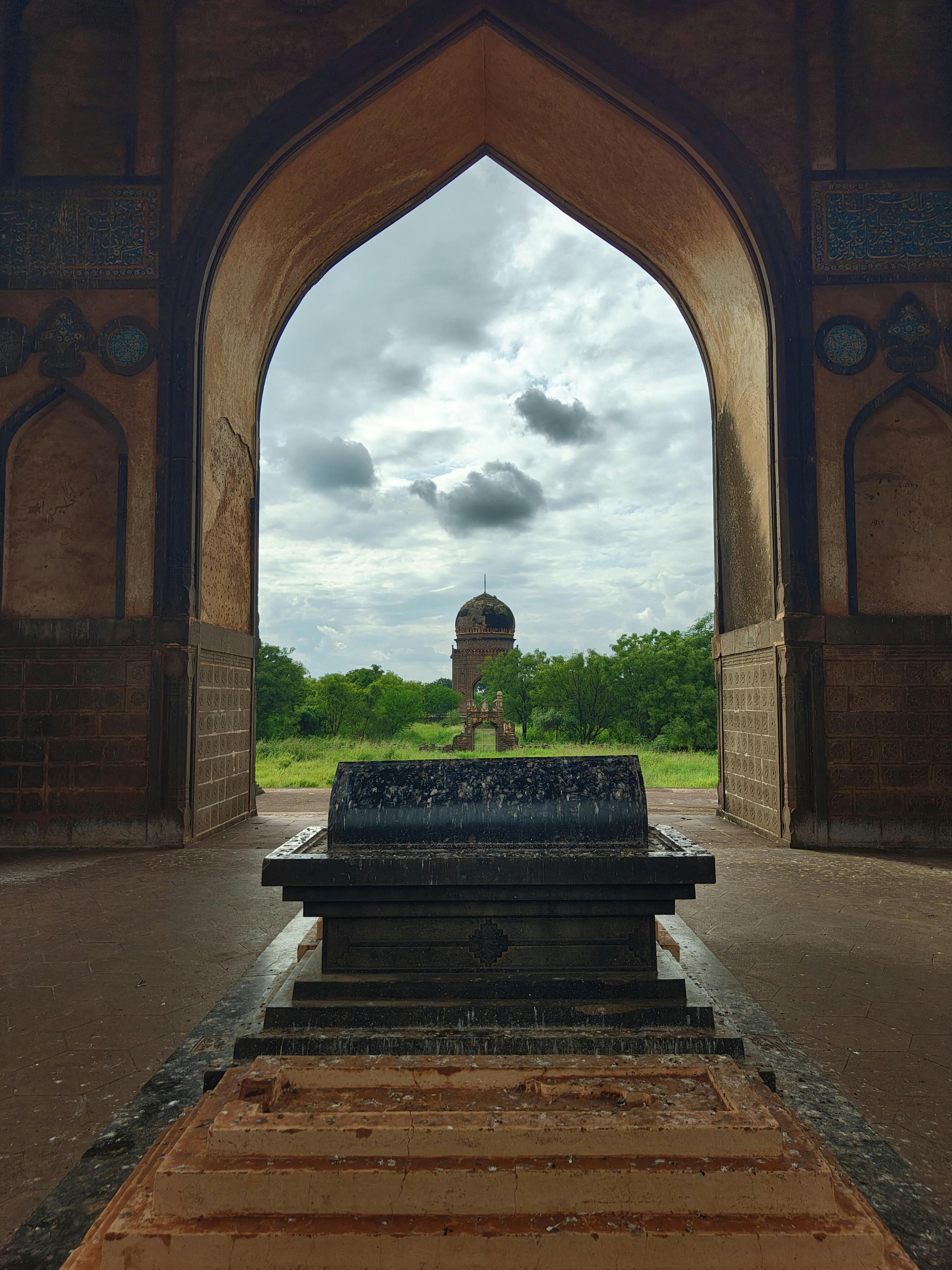 Historic View from Badi Kaman Arched Gate in Bidar · Free Stock Photo