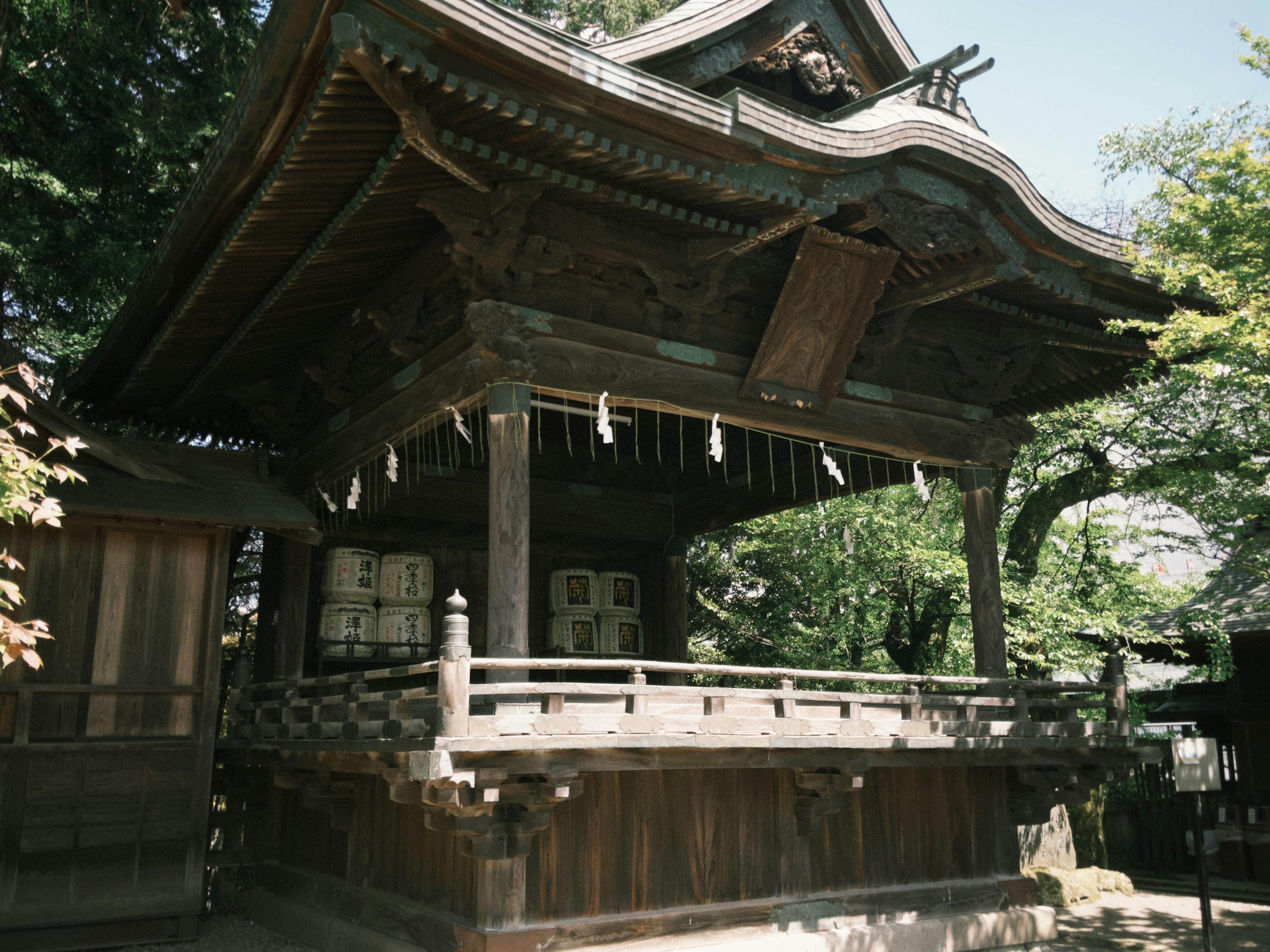 Traditional Japanese Shrine Architecture in Forest · Free Stock Photo