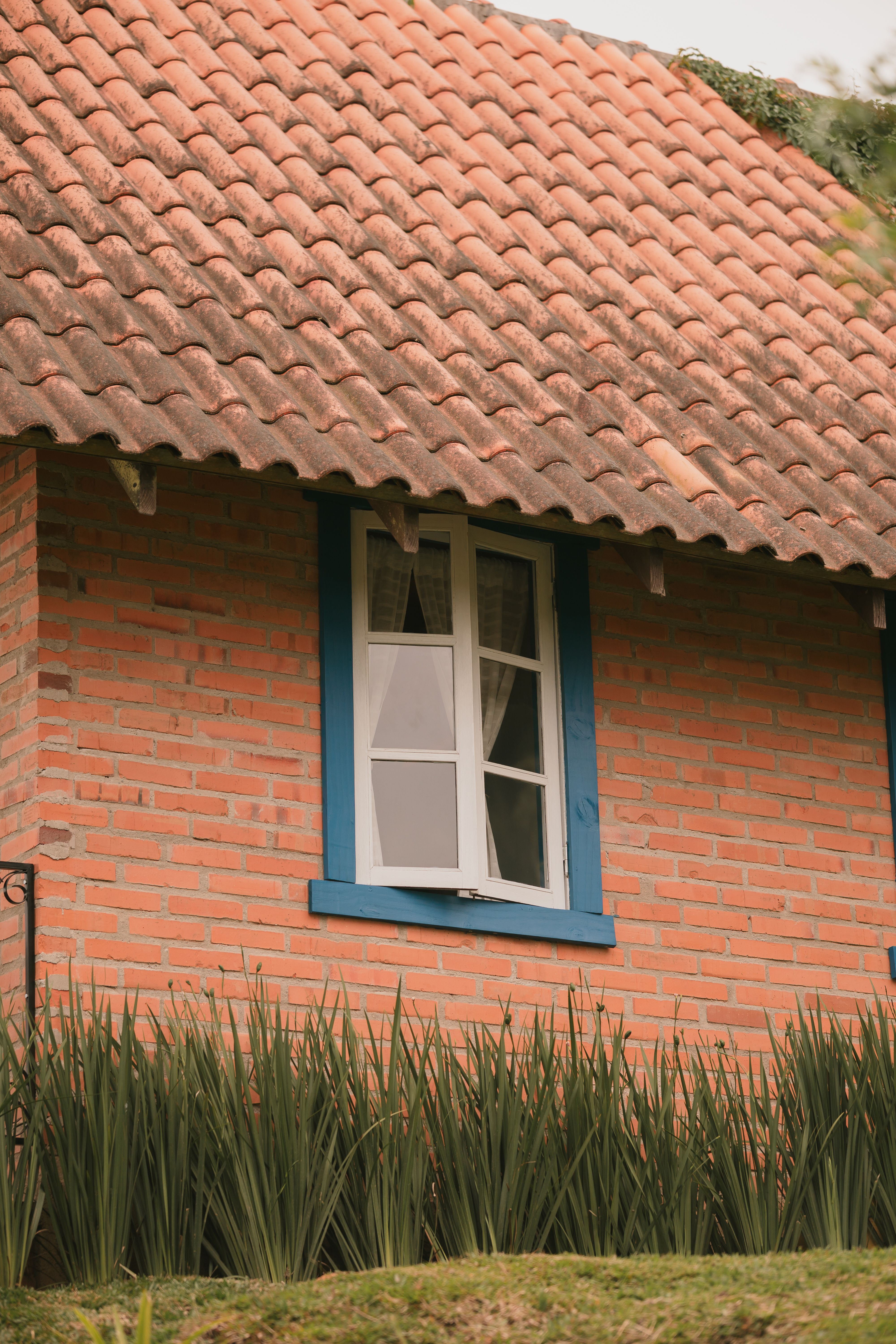 Charming rustic house exterior with window view · Free Stock Photo
