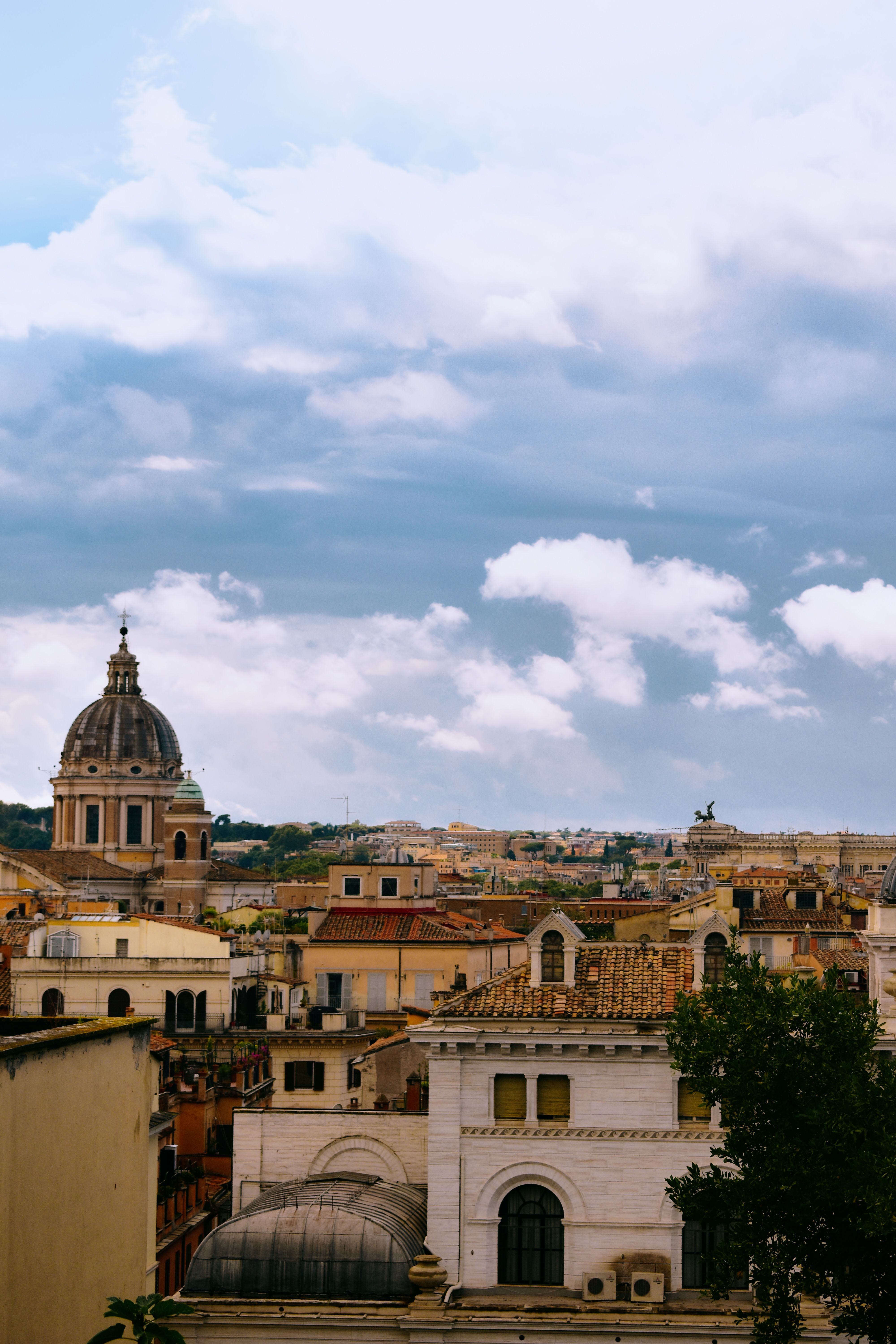 Stunning Rooftop View of Historic Rome Skyline · Free Stock Photo