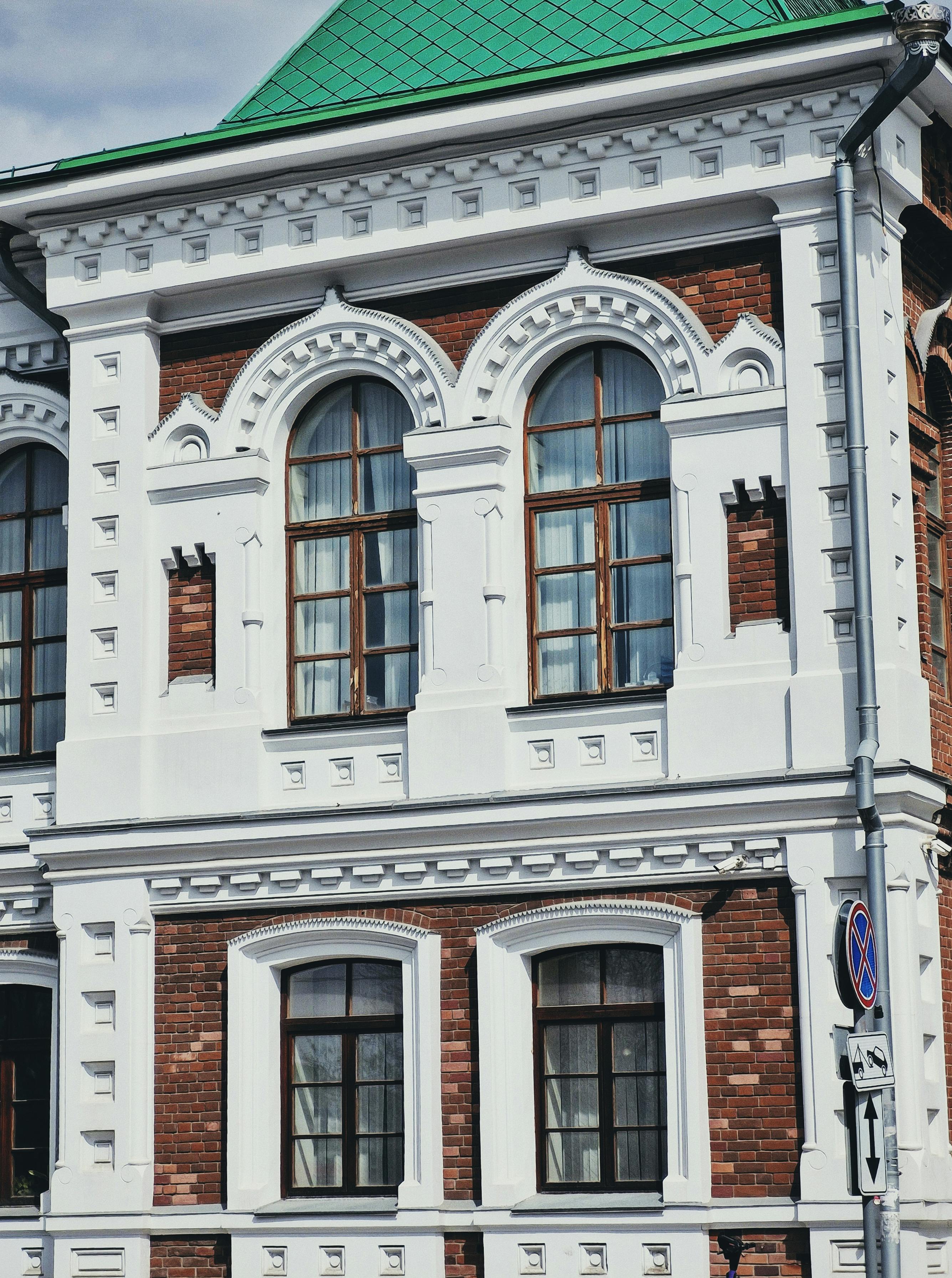 Historic European Style Brick Building Facade · Free Stock Photo