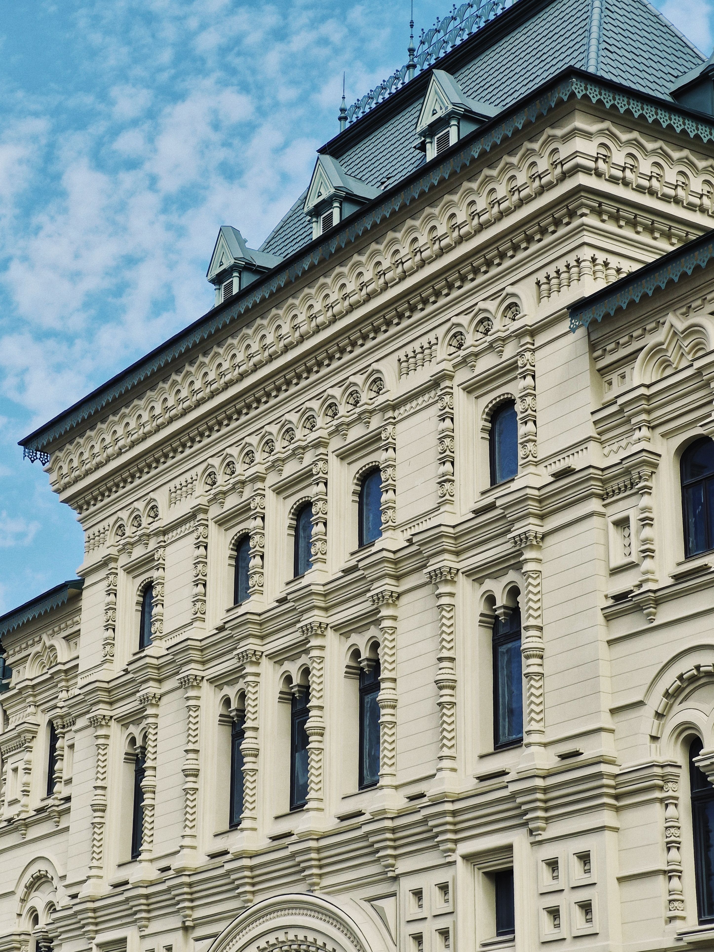 Classic European Architecture Against Blue Sky · Free Stock Photo
