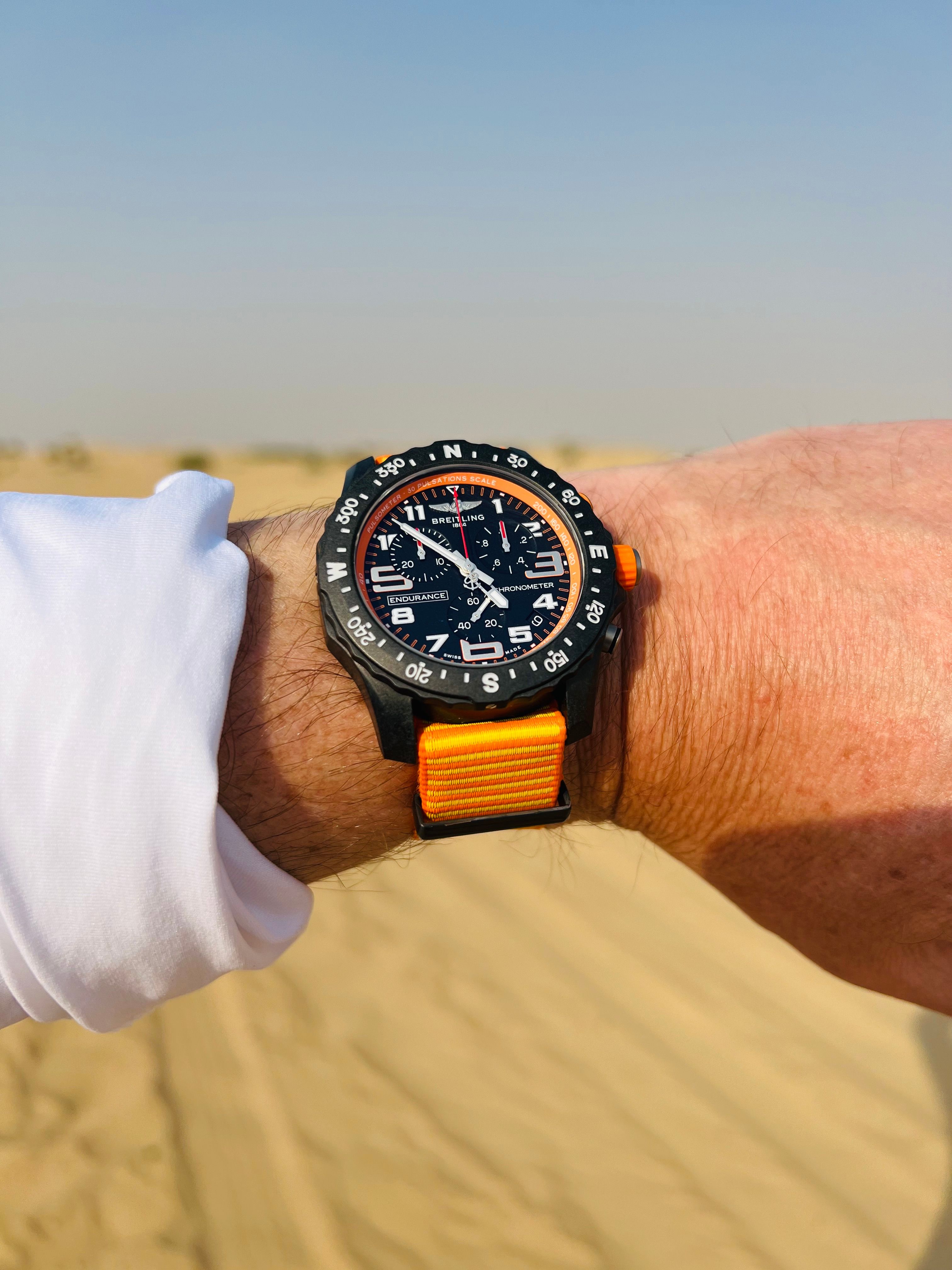 Outdoor Adventure Wristwatch in Desert Landscape · Free Stock Photo