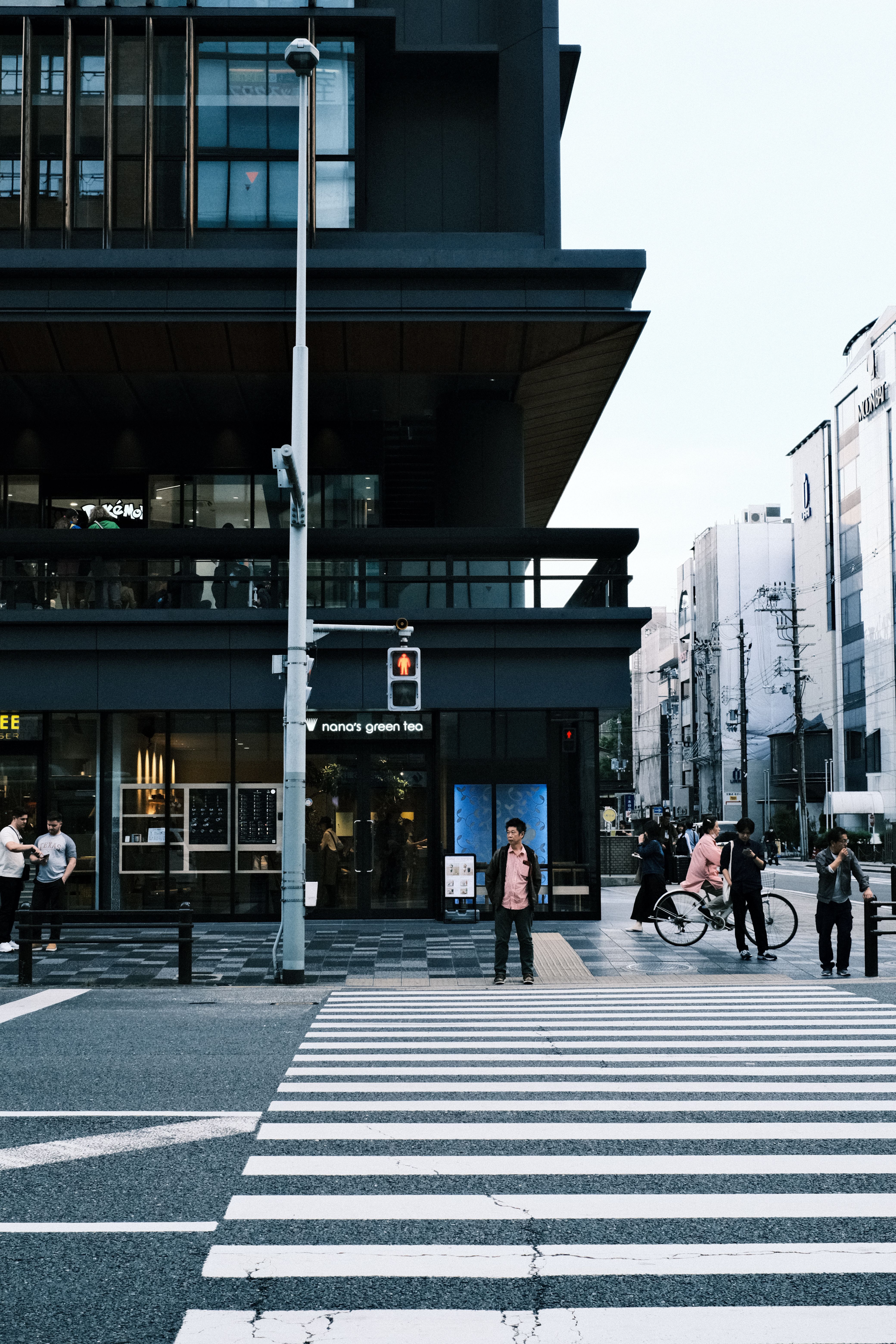 Urban Street Scene with Zebra Crossing at Dusk · Free Stock Photo
