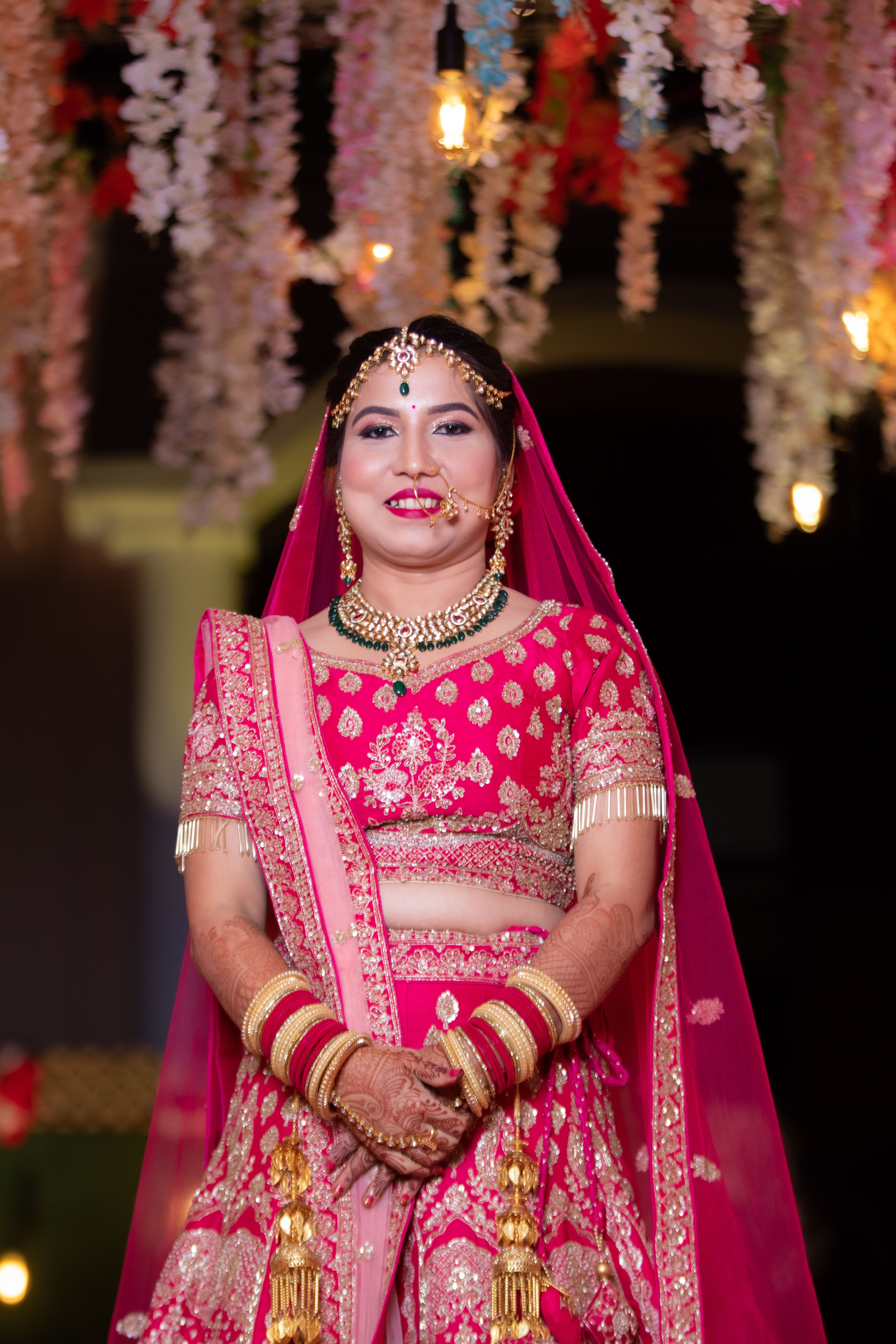 Elegant Indian Bride in Traditional Attire · Free Stock Photo