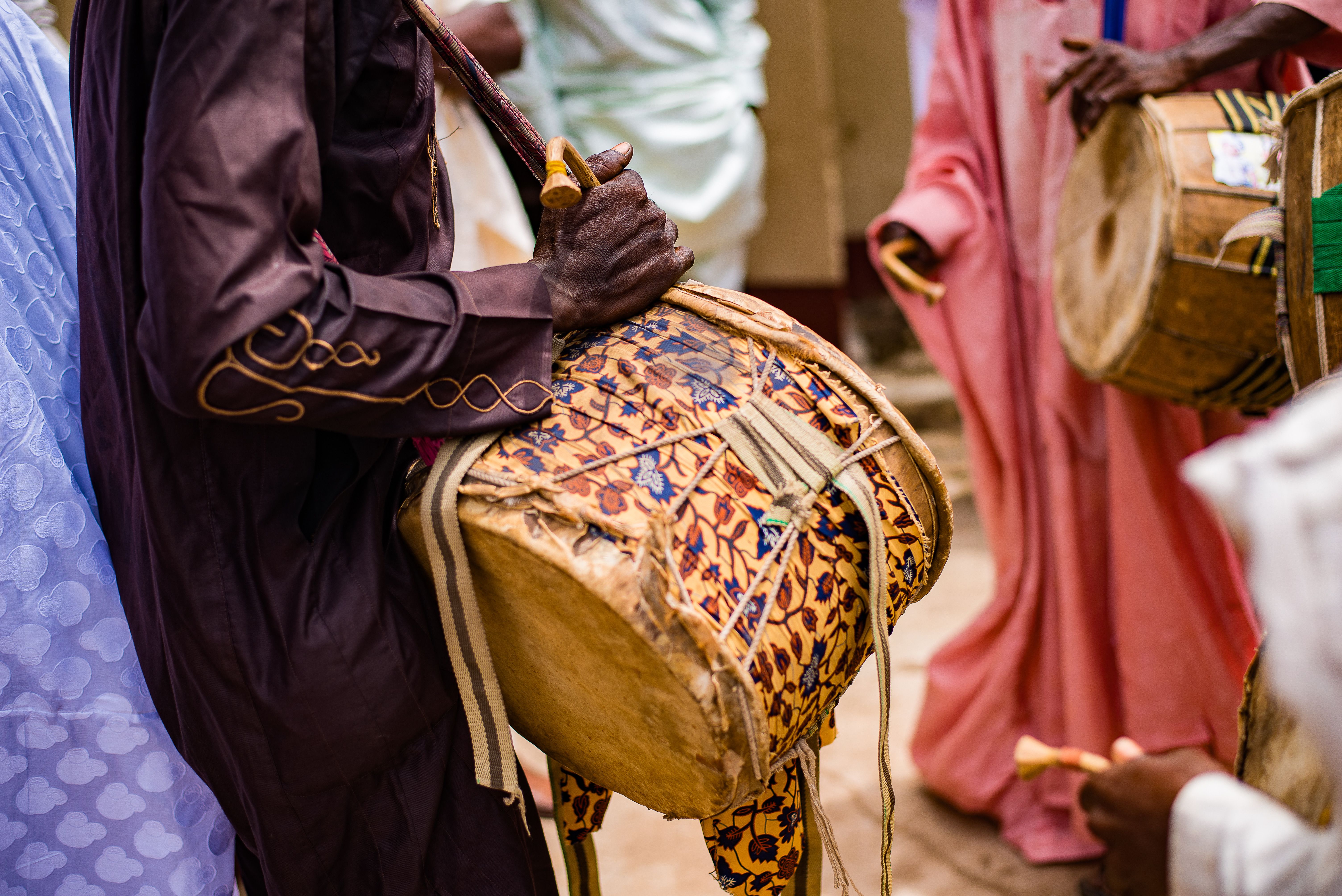 Traditional African Drummers Playing at Cultural Festival · Free Stock ...