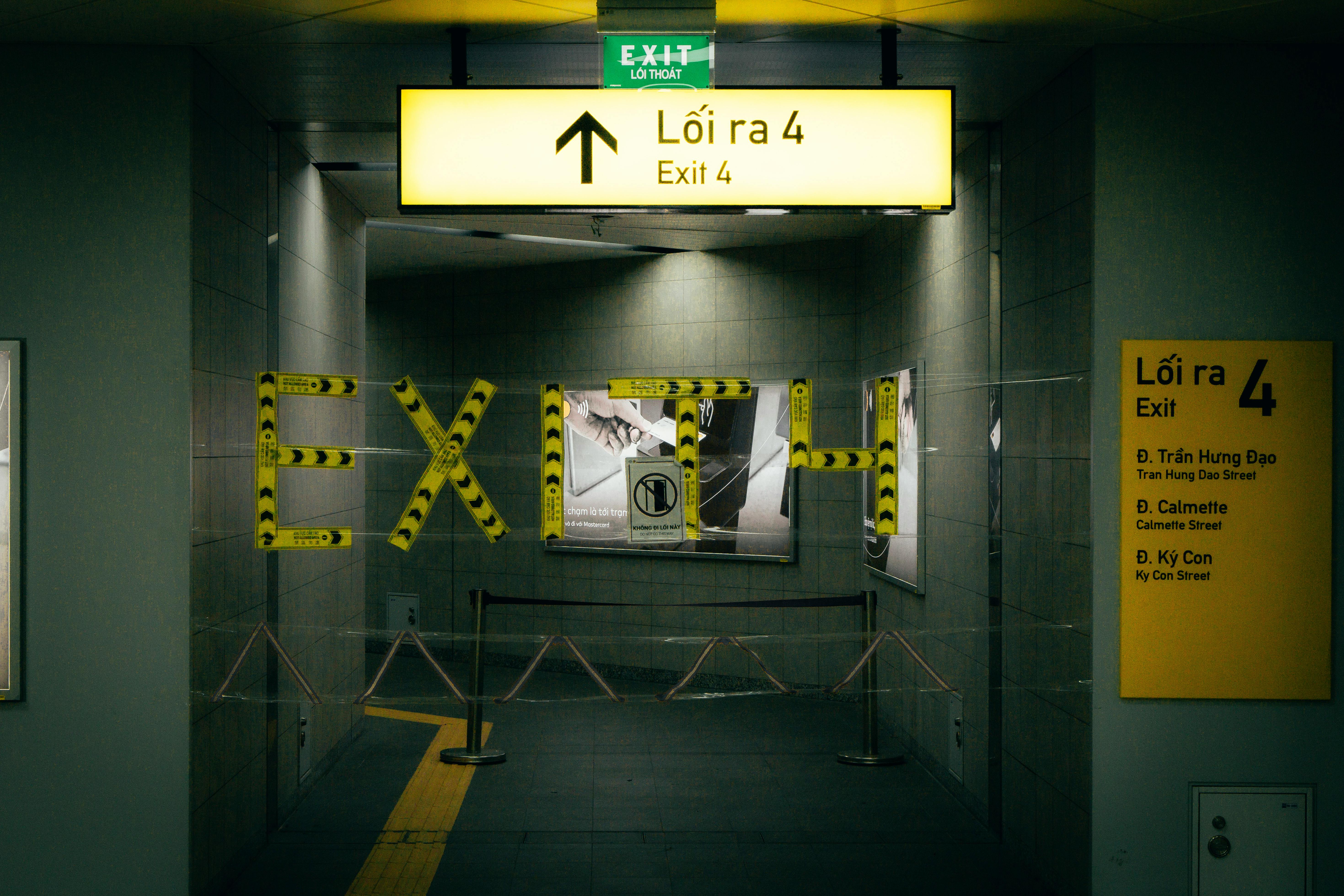 Metro Exit in Vietnamese Underground Station · Free Stock Photo