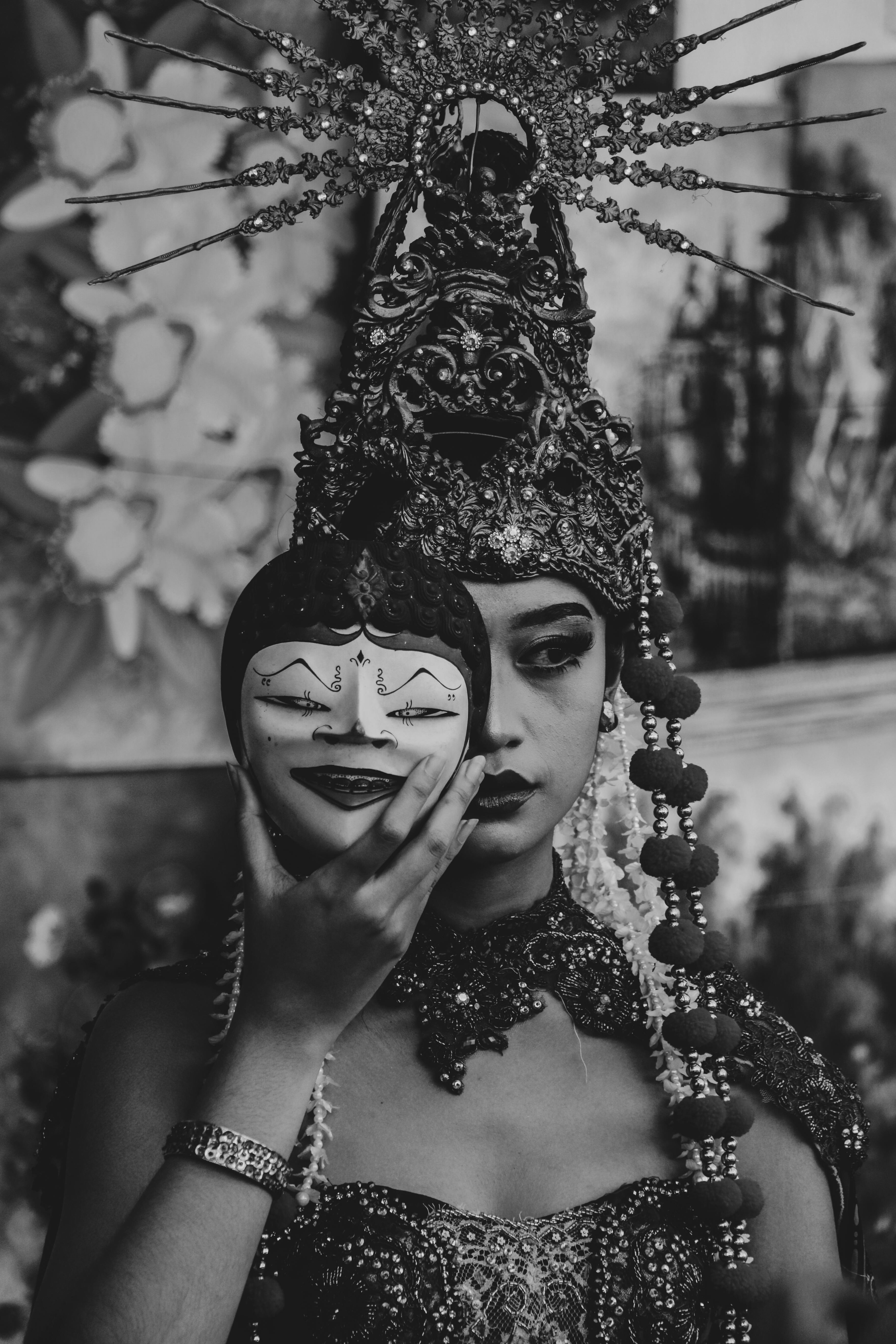 Traditional Javanese Dance with Mask · Free Stock Photo