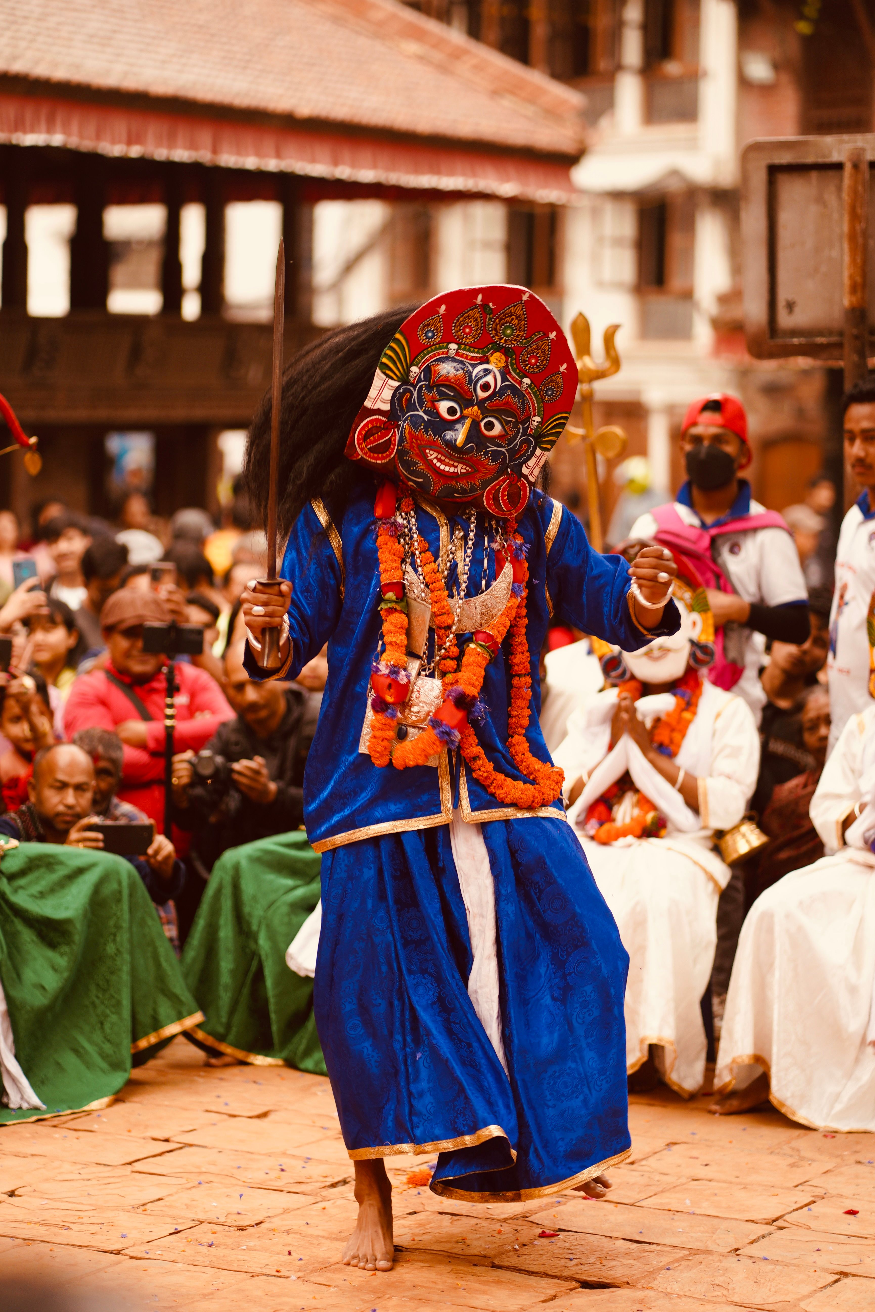 Traditional Bhairab Dance in Kathmandu, Nepal · Free Stock Photo