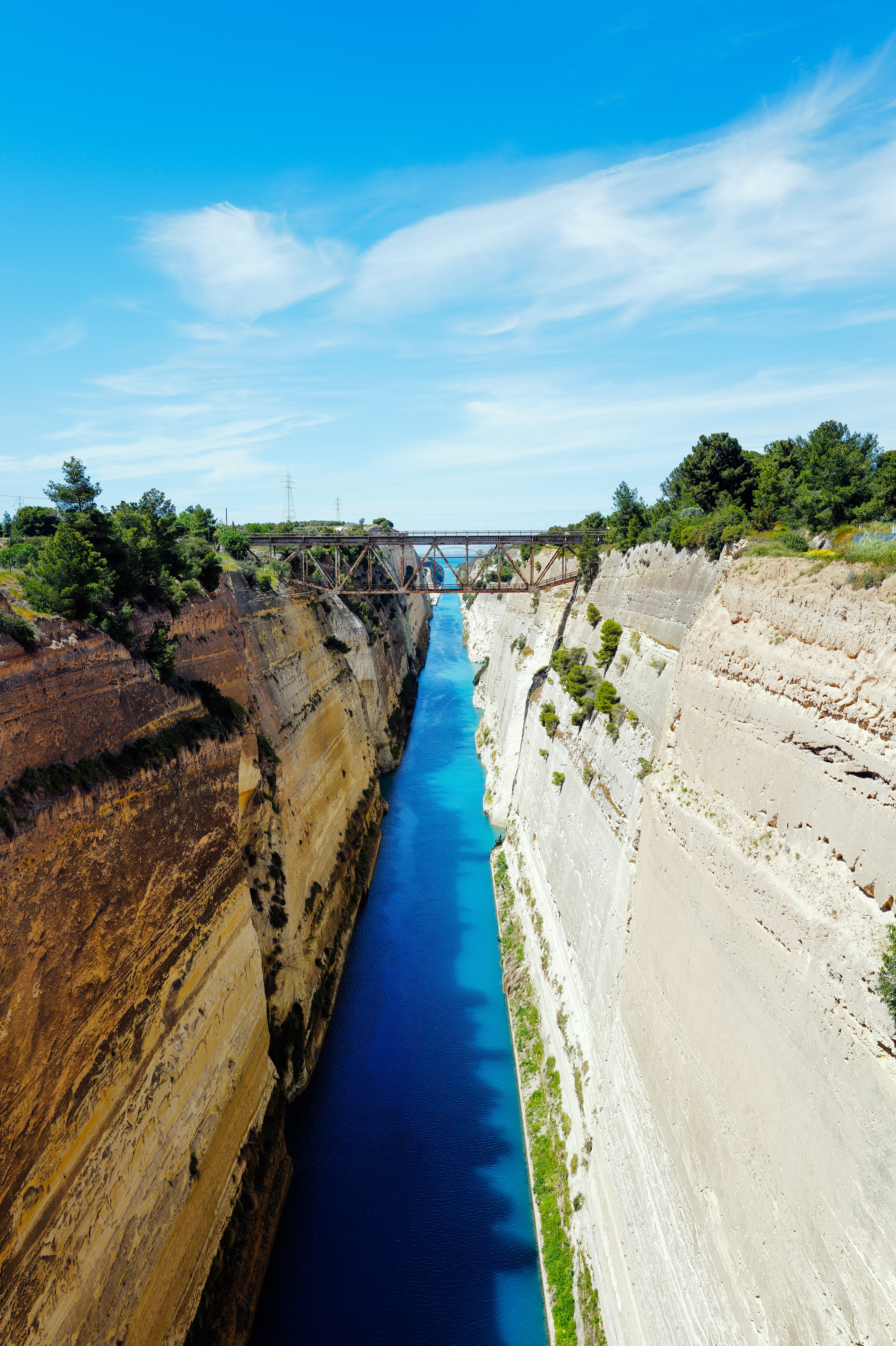 Stunning View of the Corinth Canal in Greece · Free Stock Photo